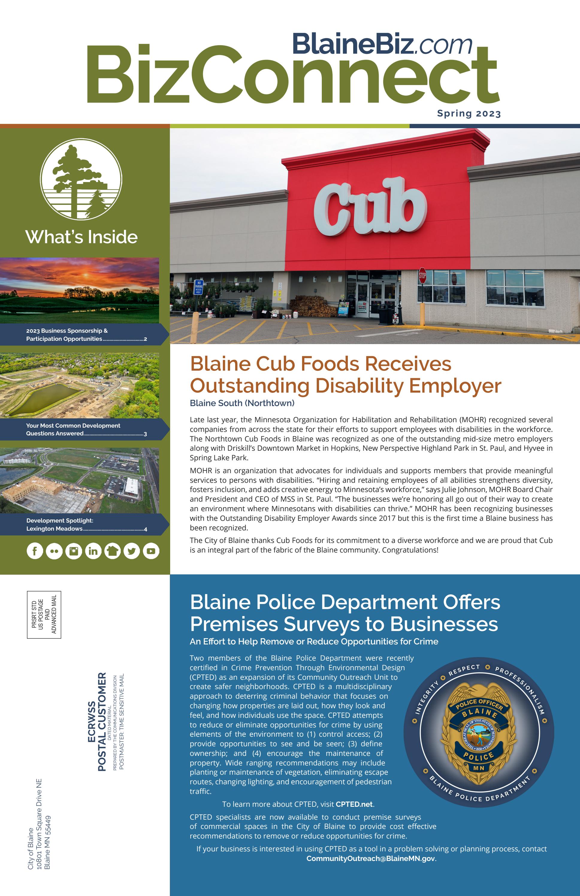 BizConnect - Spring 2023 by City of Blaine - Issuu