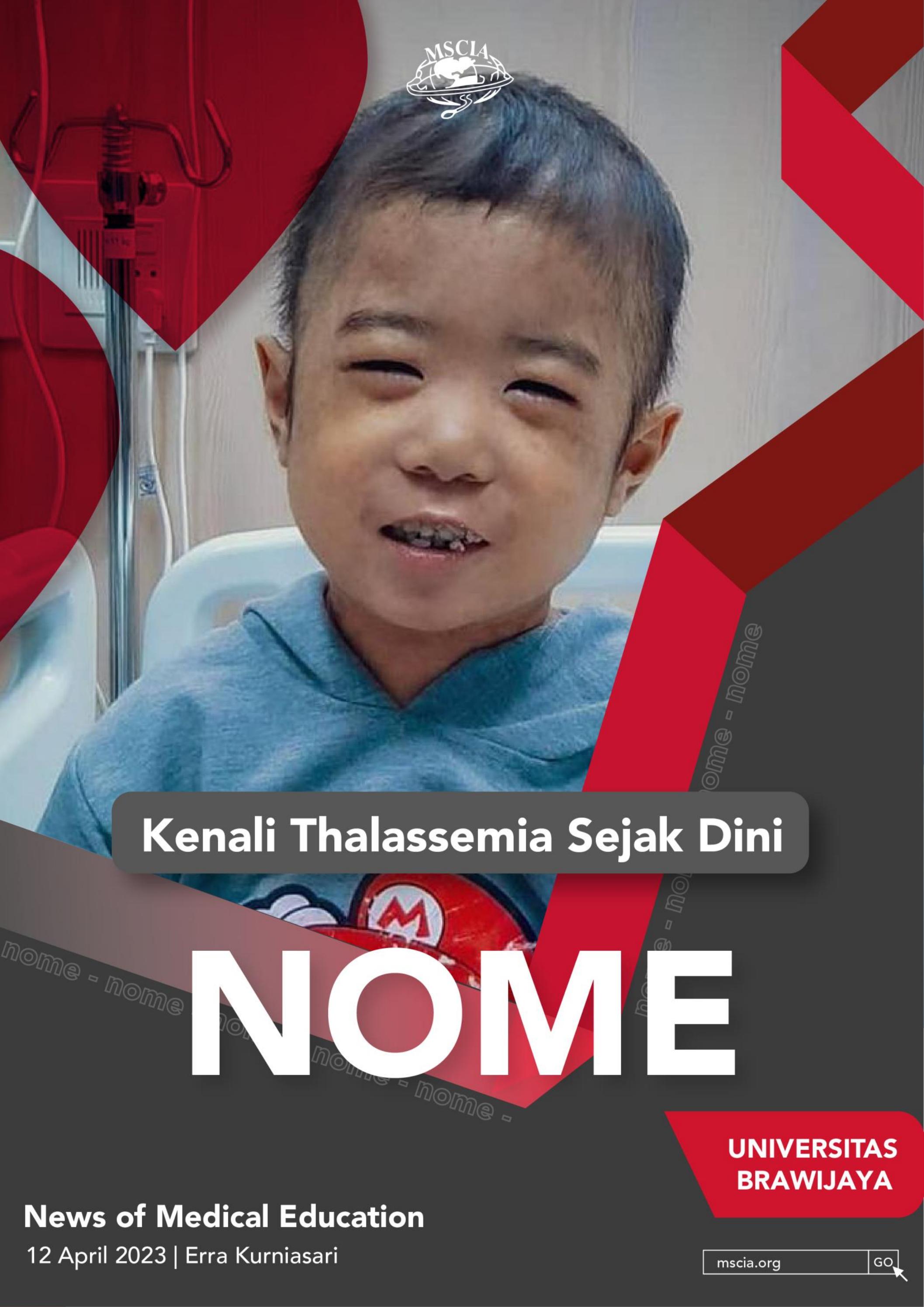 Kenali Thalassemia Sejak Dini by MSCIA Brawijaya - Issuu