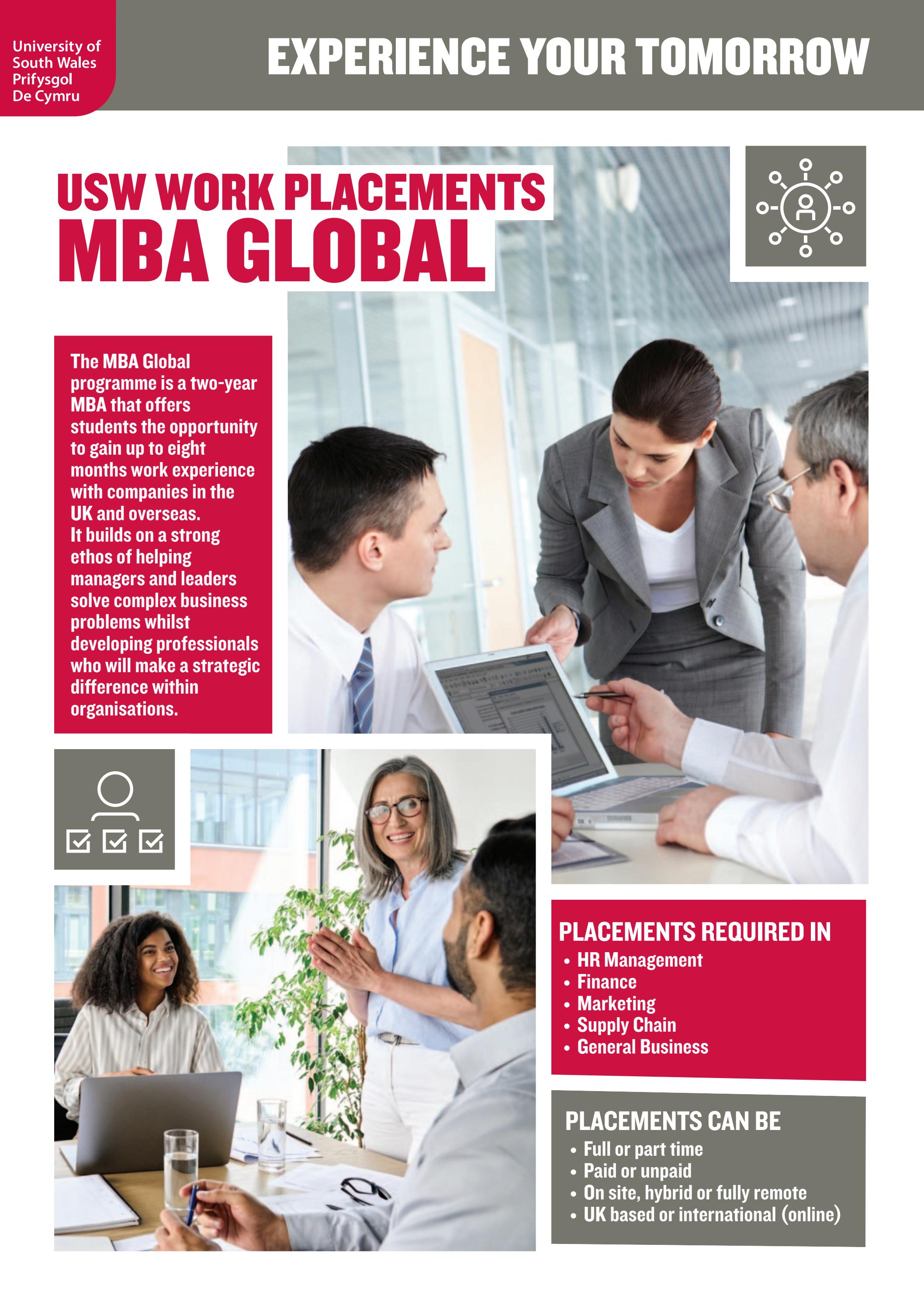 MBA Global E Brochure by UniofSouthWales - Issuu