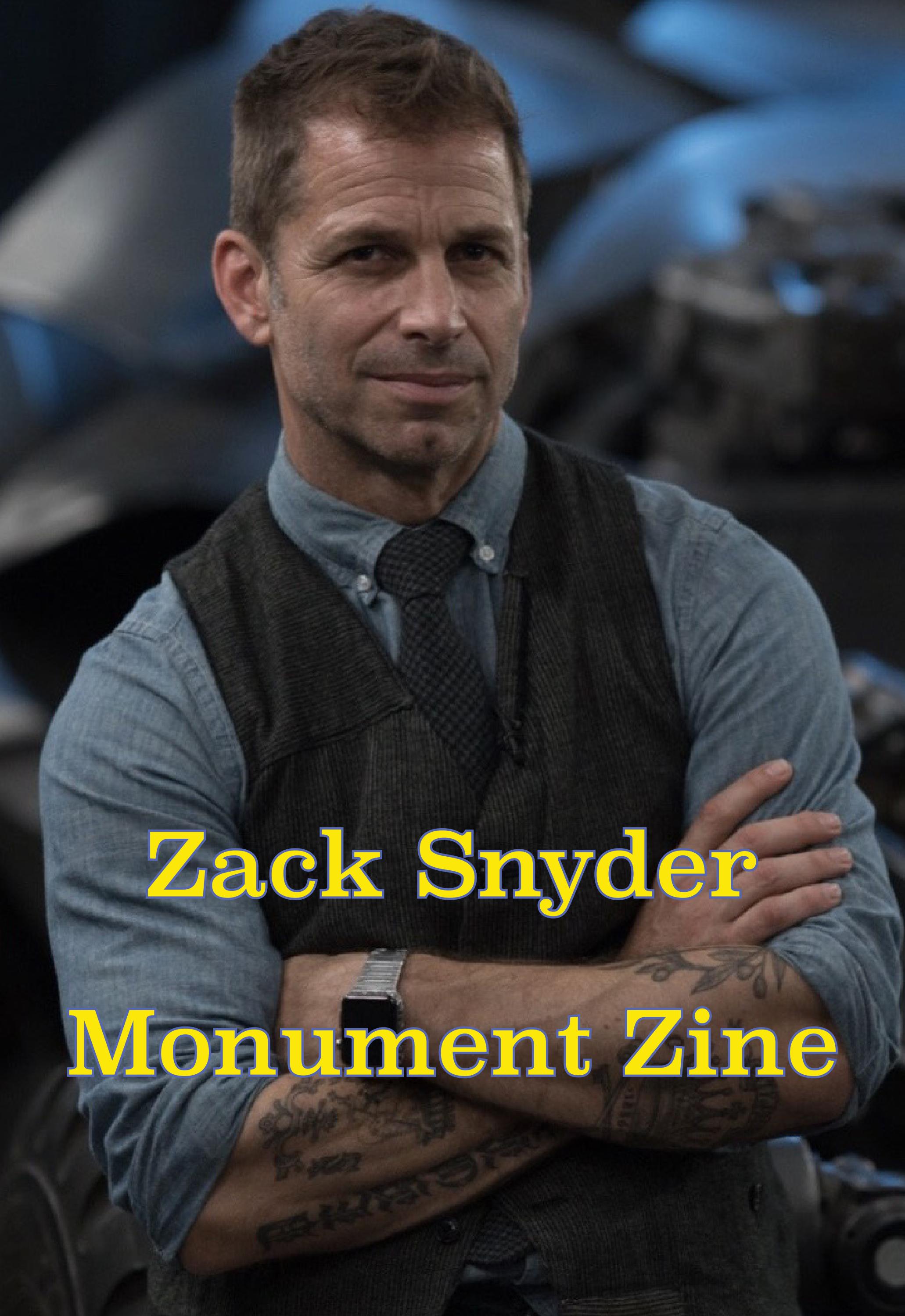 Zack Snyder Monument Zine Marco Arias by School of Art, George Mason ...