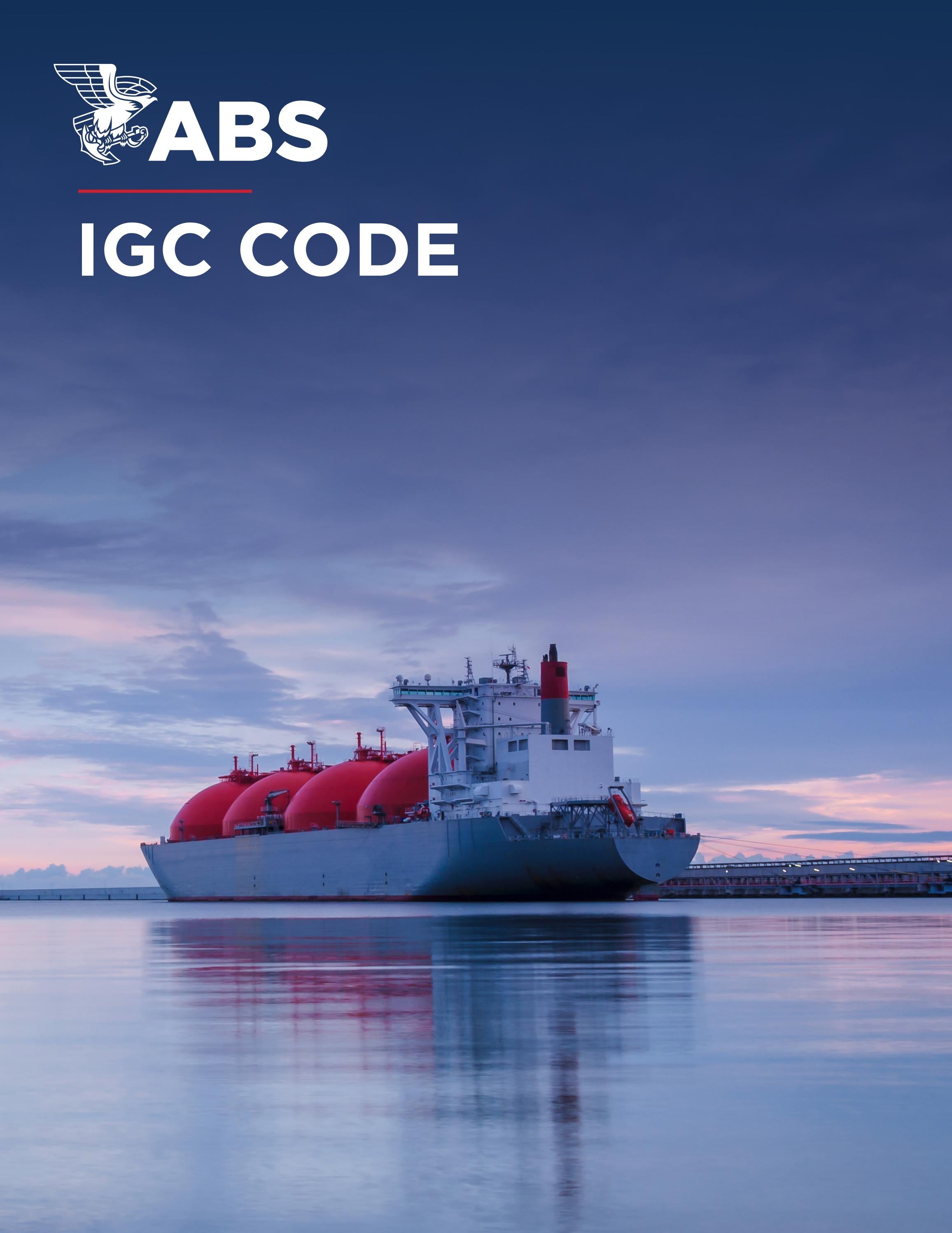 Statutory Updates — Igc Code By American Bureau Of Shipping Abs Issuu