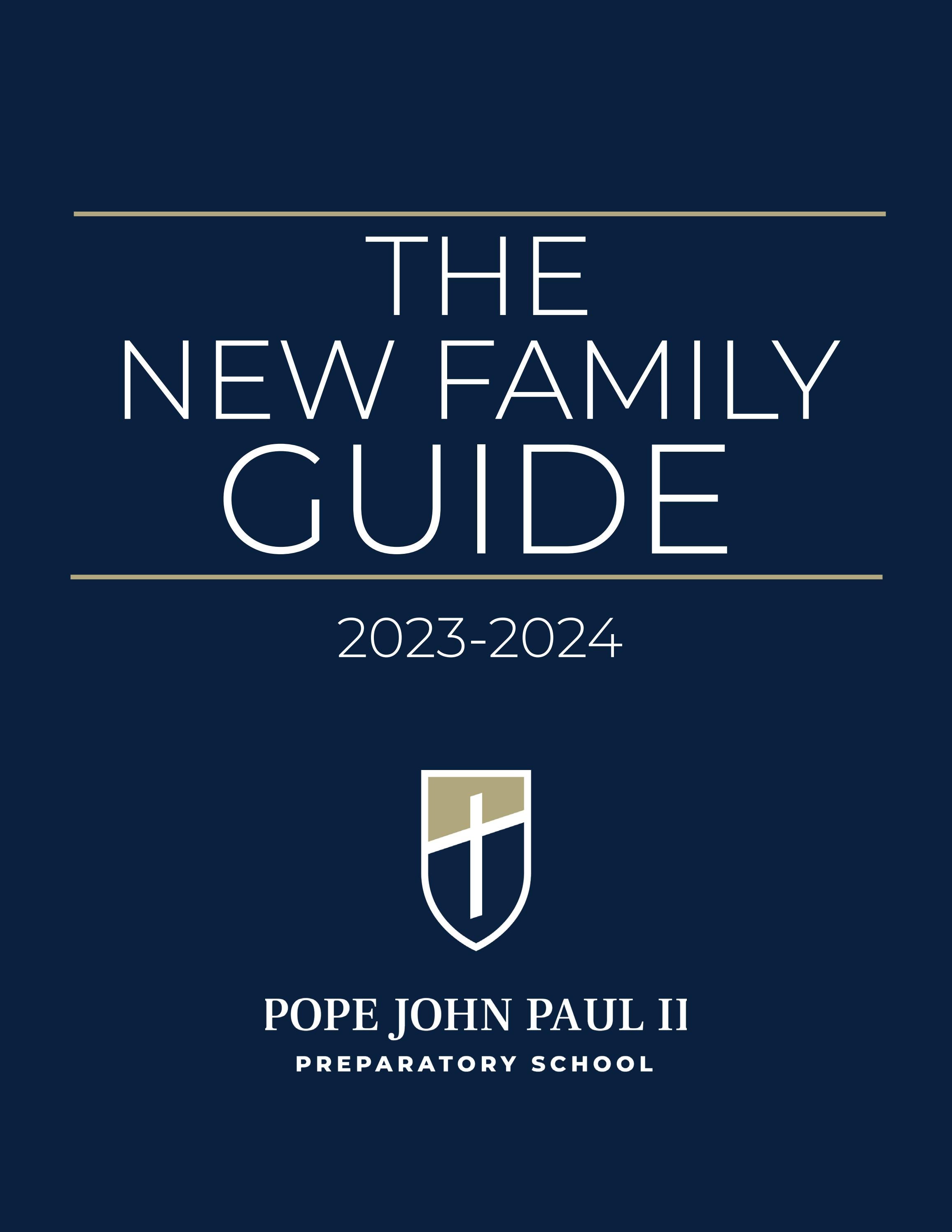 2023-24 Pope Prep New Family Guide by Pope John Paul II Preparatory ...