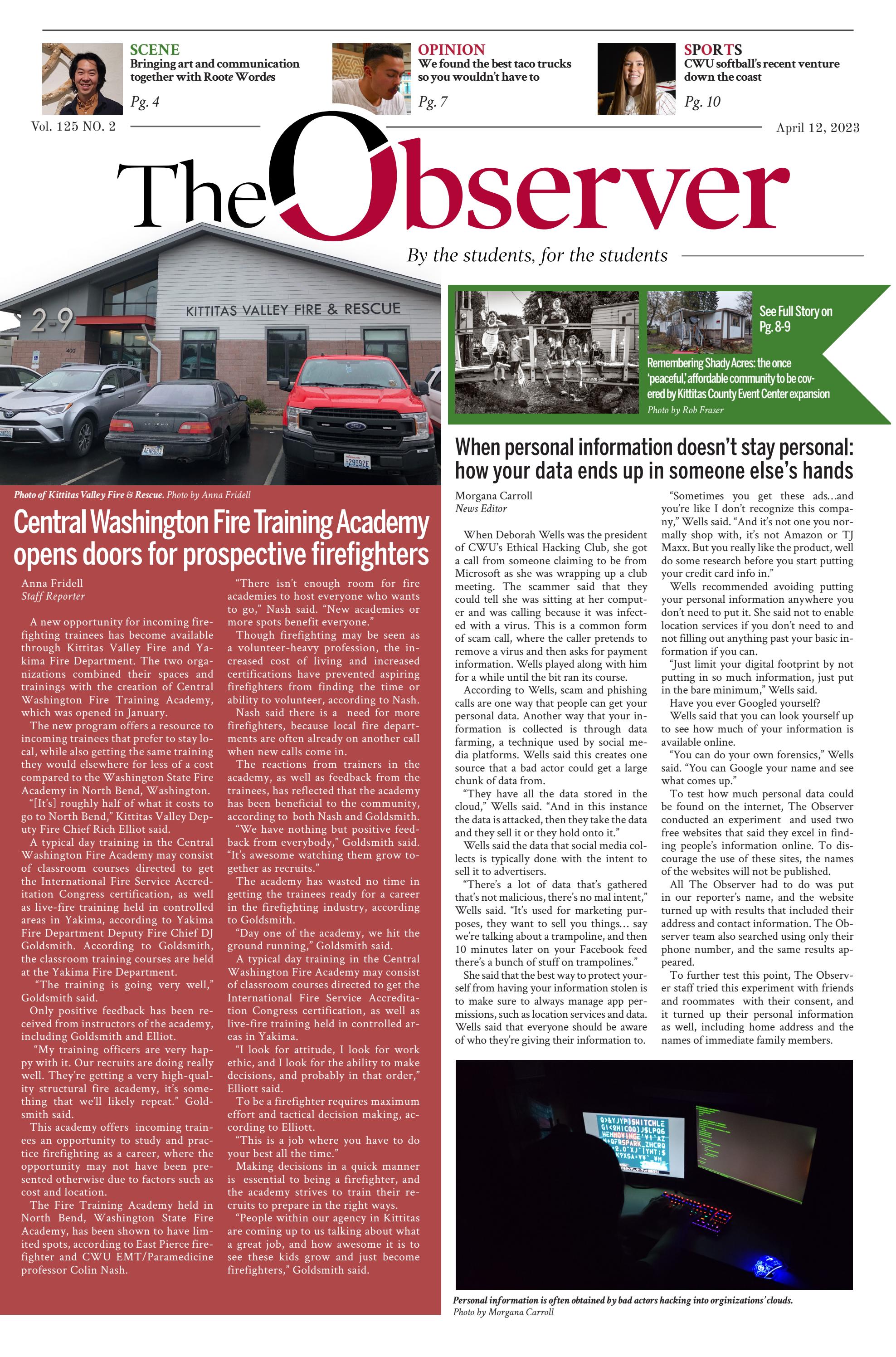 The Observer, Spring 2023 - Issue 2 by CWU Observer - Issuu