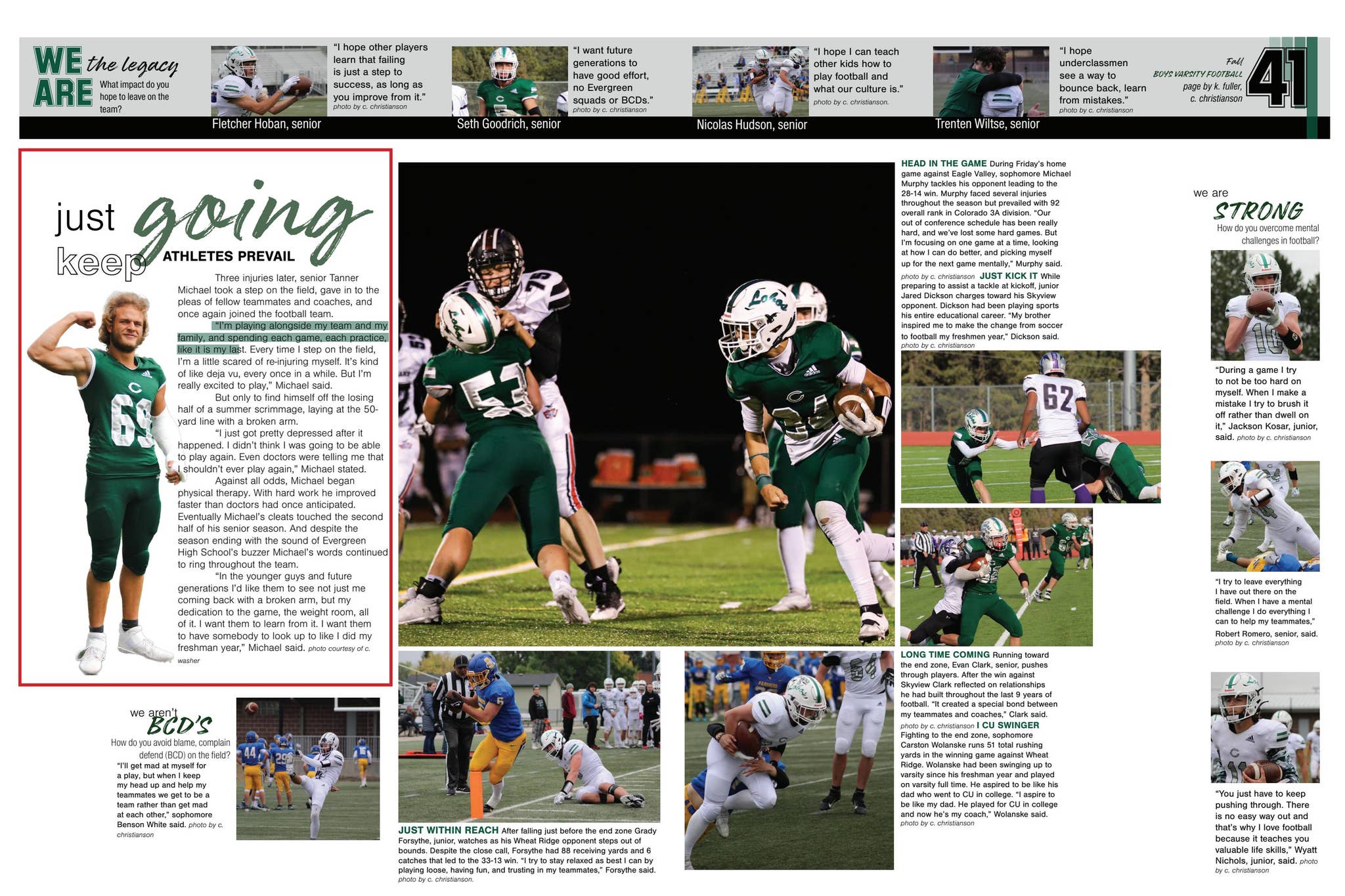 '23 BOC: 212 Sports Writing by CHS Student Media - Issuu