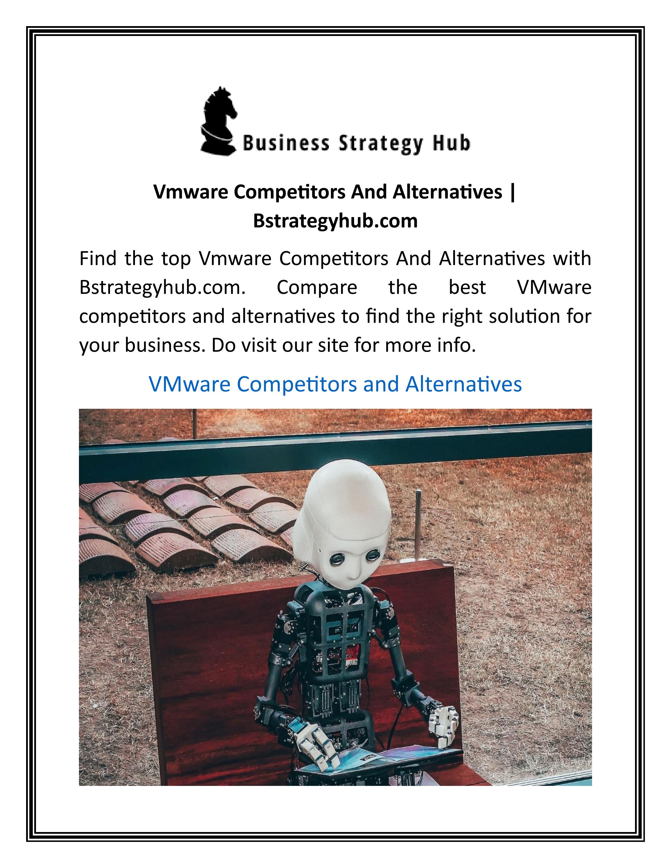 Vmware Competitors And Alternatives | Bstrategyhub.com by bstrategyhub ...