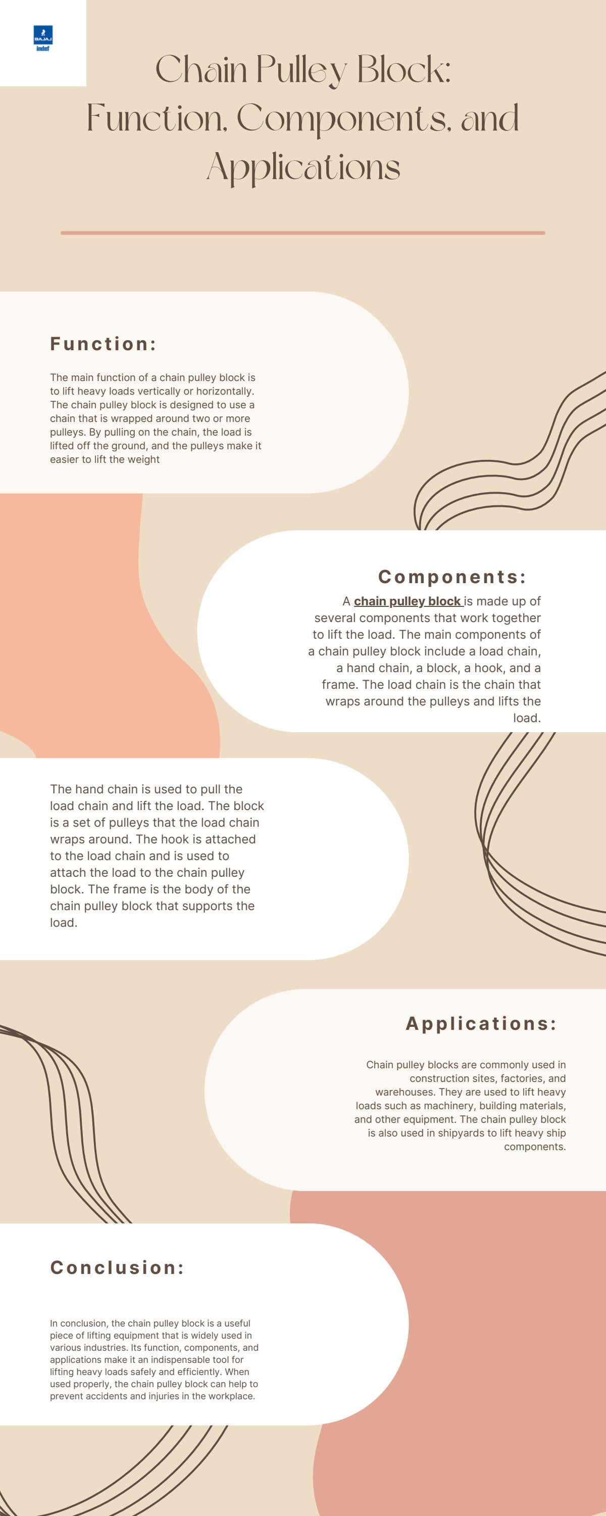 Chain Pulley Block: Function, Components, and Applications by Hercules ...