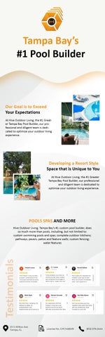 Hive Outdoor Living - Infographic by Info Hive Outdoor - Issuu