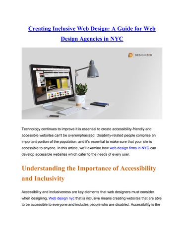 Creating Inclusive Web Design A Guide for Web Design Agencies in NYC by ...