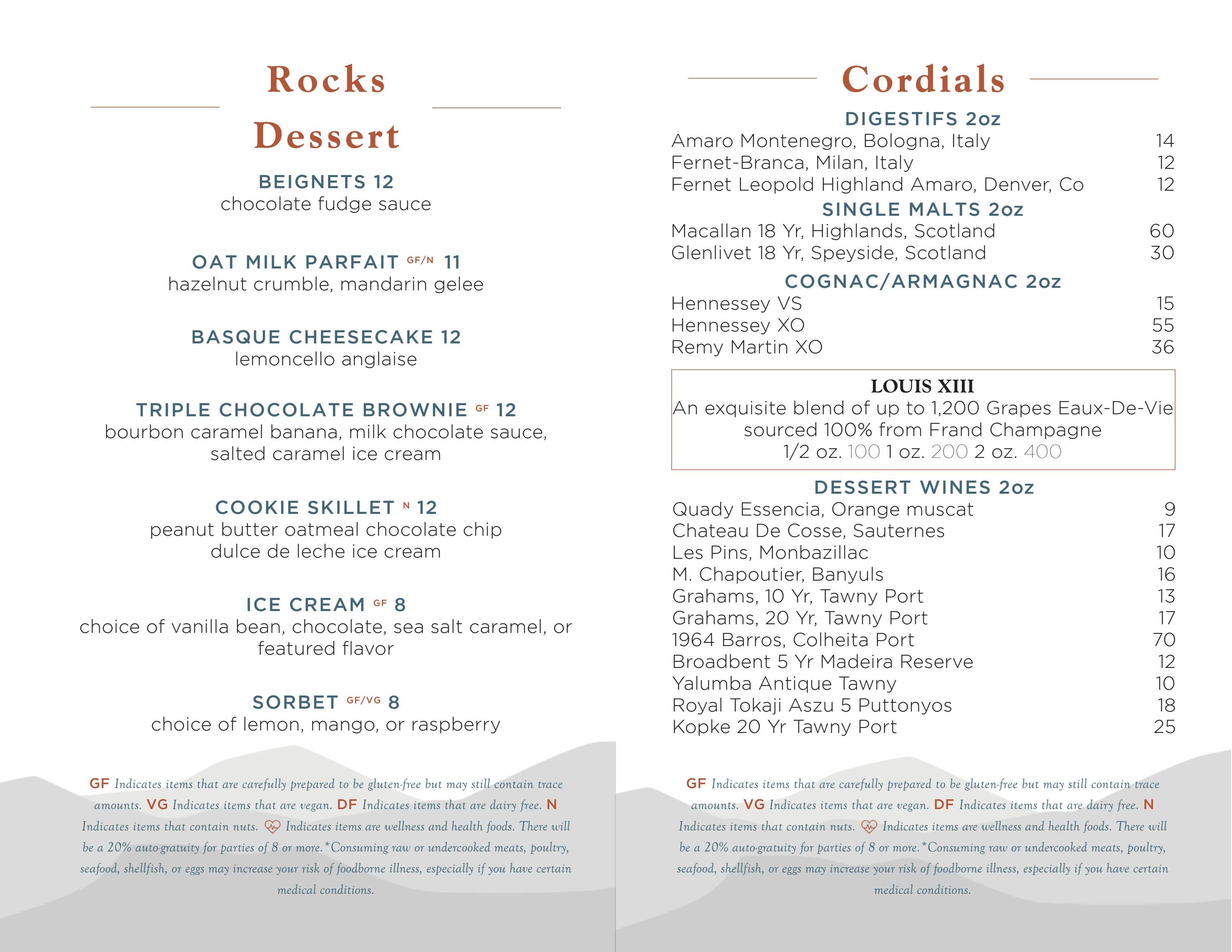 The Rocks Dessert Menu April 2023 by gardenofthegodsresortandclub - Issuu