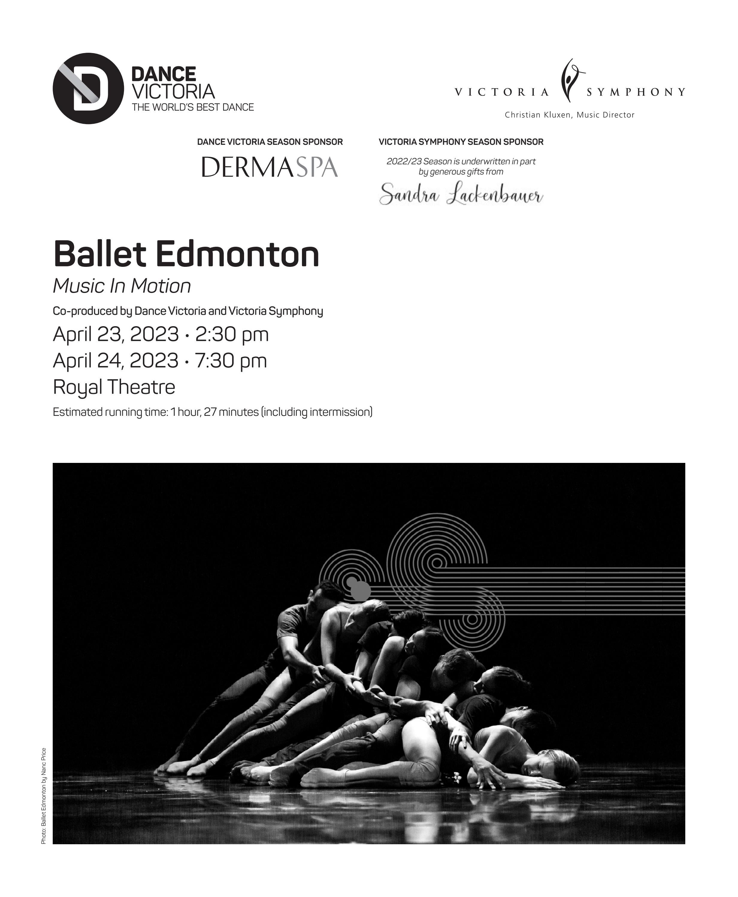 Dance Victoria 2022-2023 Season | Ballet Edmonton with Victoria ...
