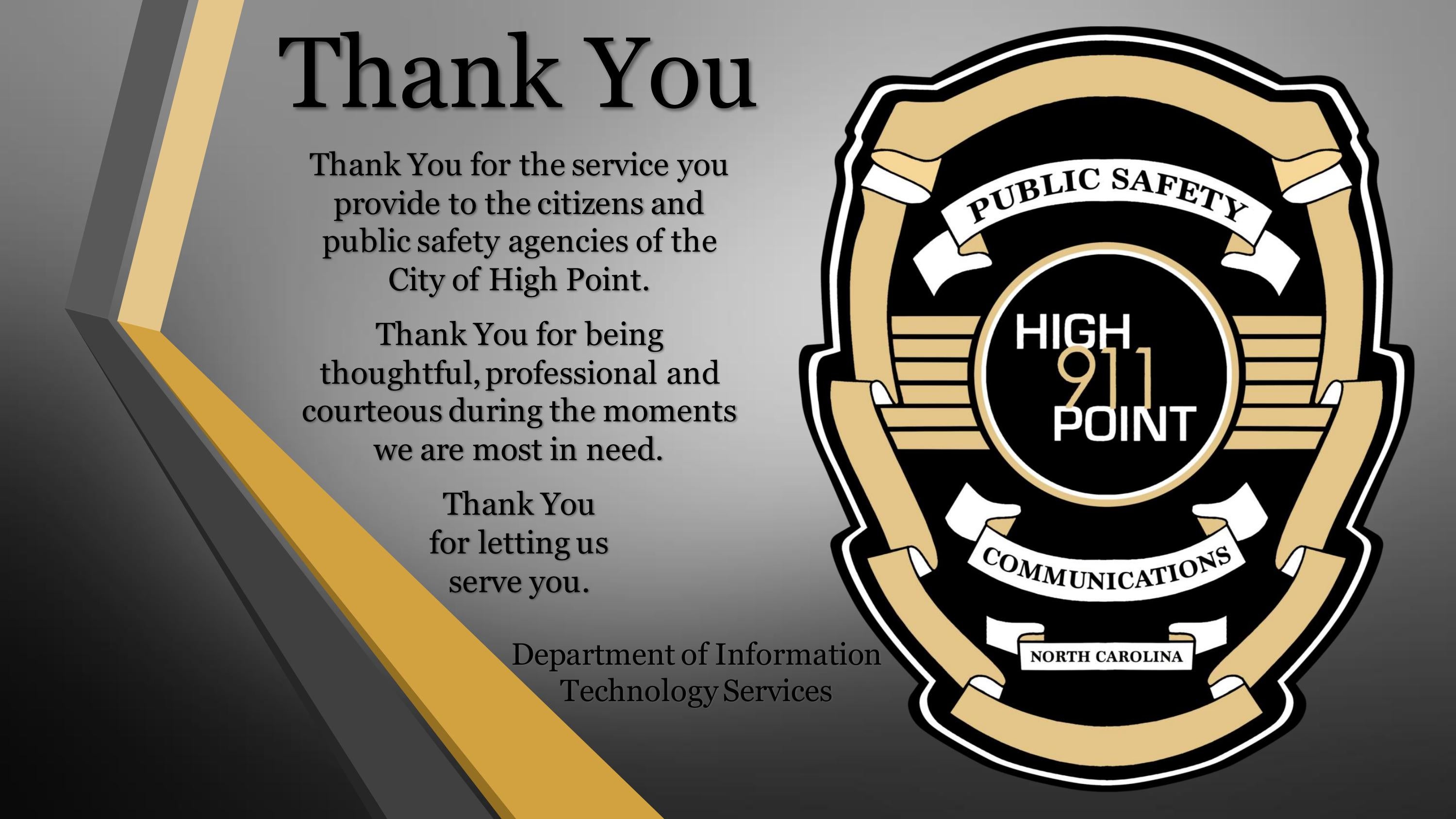 911 Telecommunications Week by cityofhighpoint - Issuu