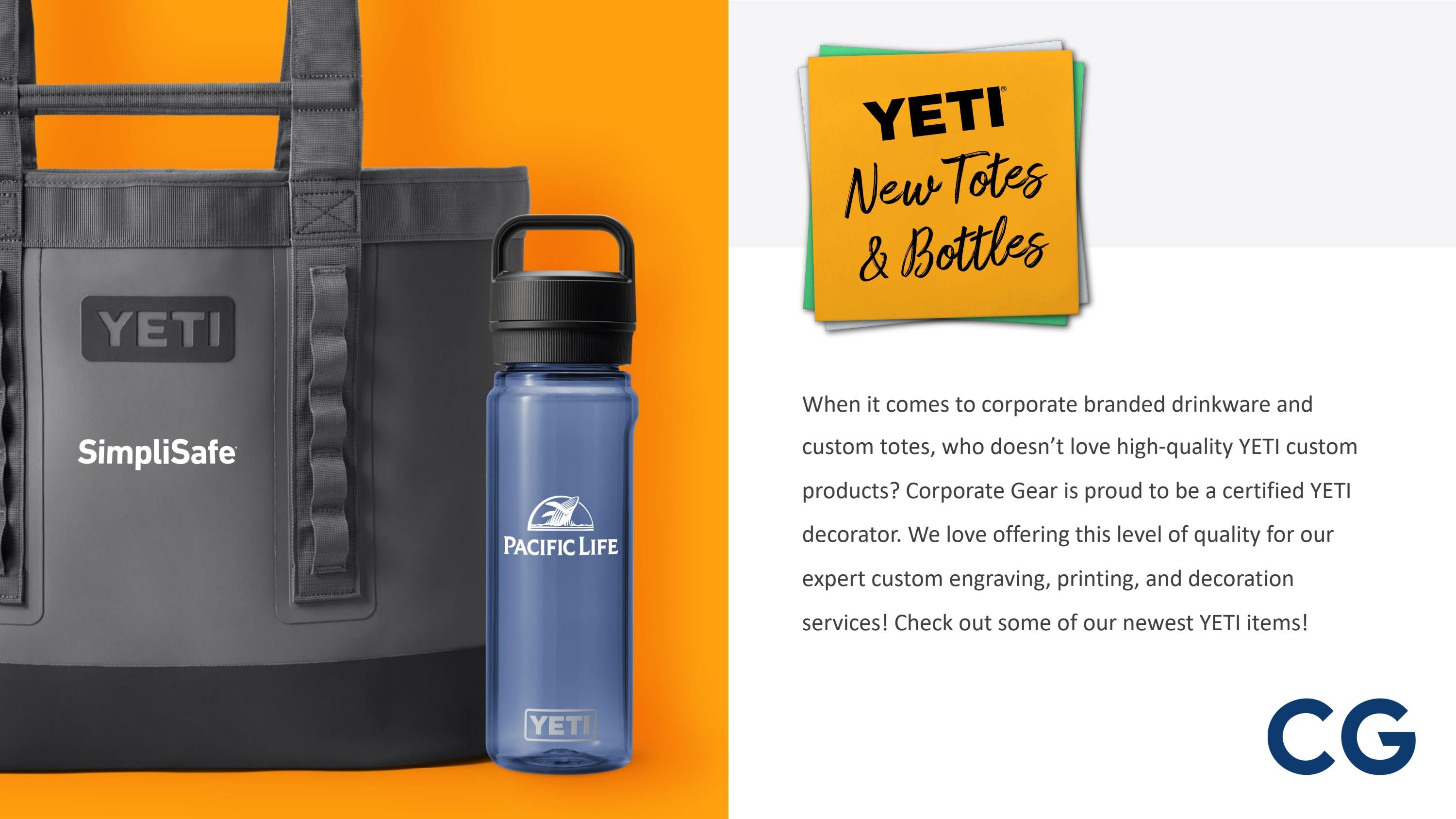 Customizable YETI Yonder Bottles and Camino Carryall Totes! by ...