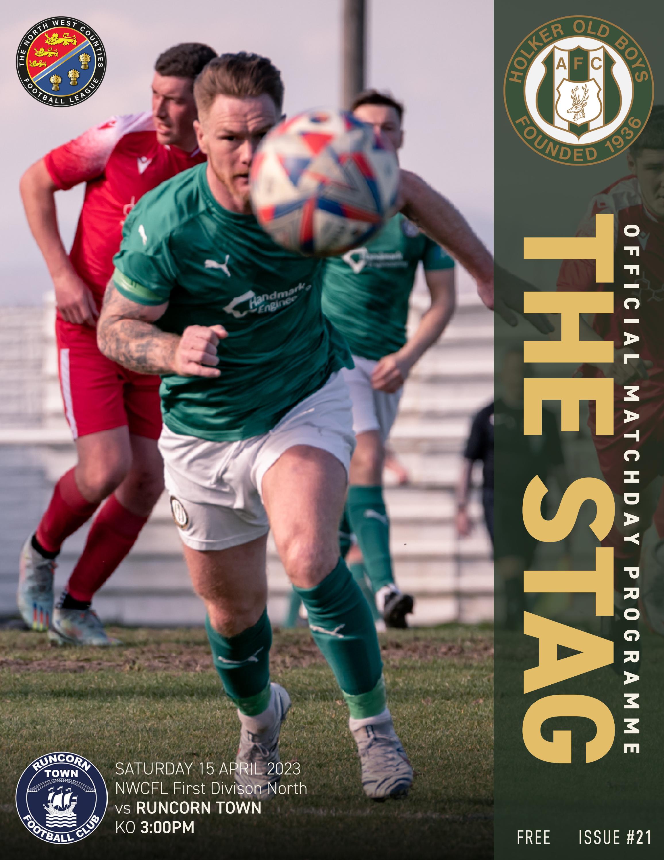 Issue #21 - v Runcorn Town (15/04/2023) by hobafc - Issuu