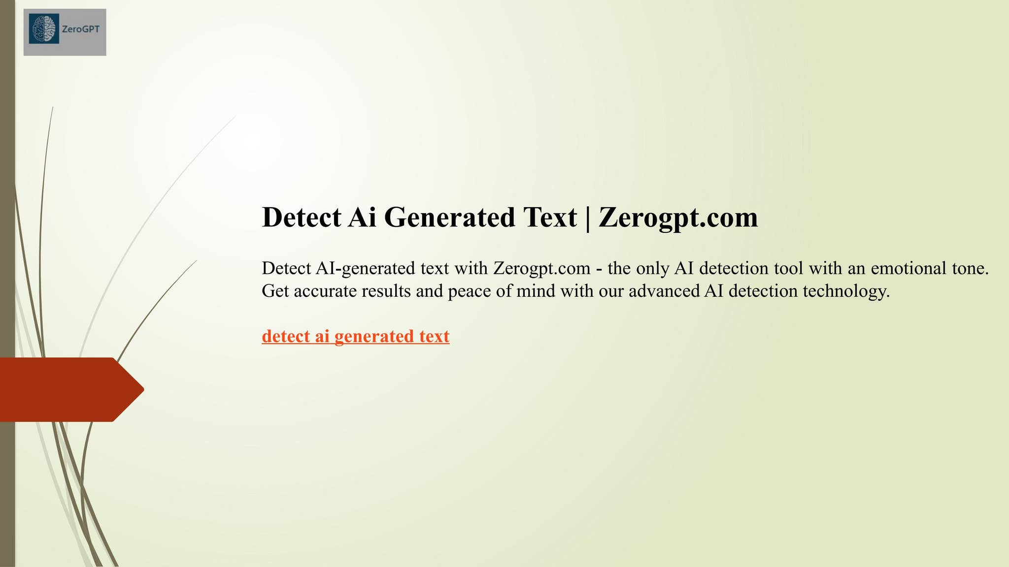 Detect Ai Generated Text | Zerogpt.com by Zero GPT - Issuu