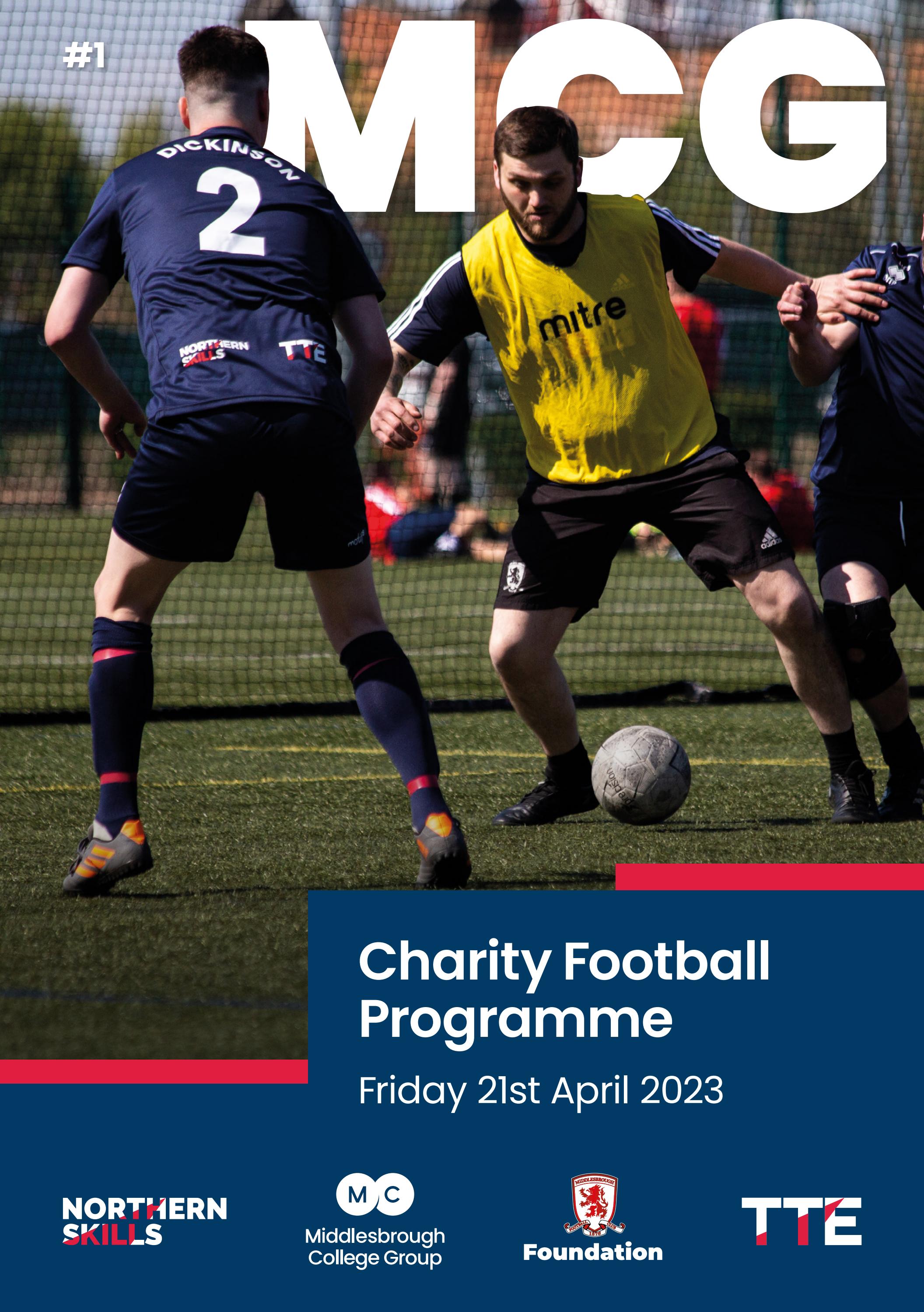 MCG Charity Football Programme - Edition #1 by Middlesbrough College ...