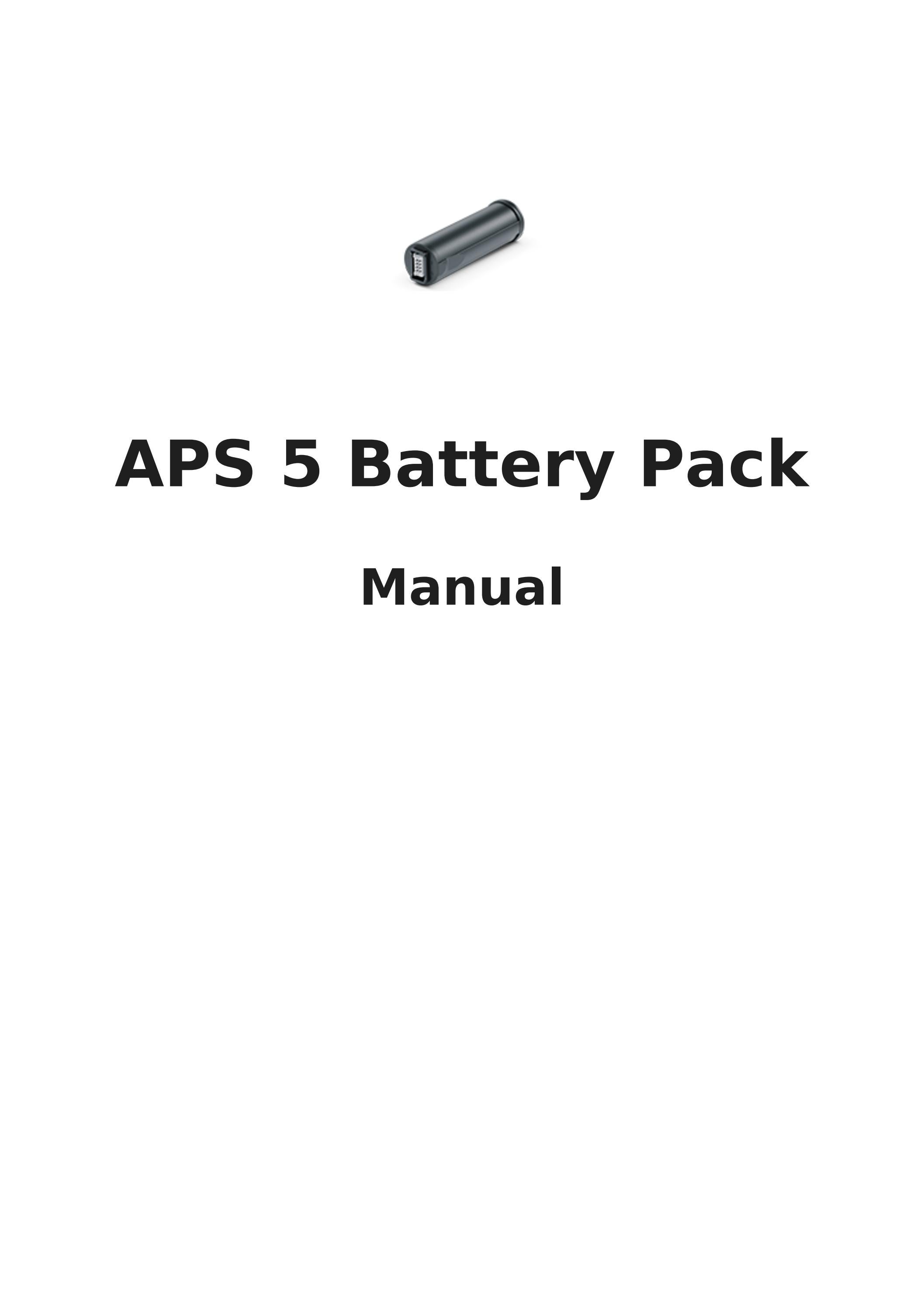Pulsar APS 5 Battery Pack Manual by Thomas Jacks Ltd - Issuu