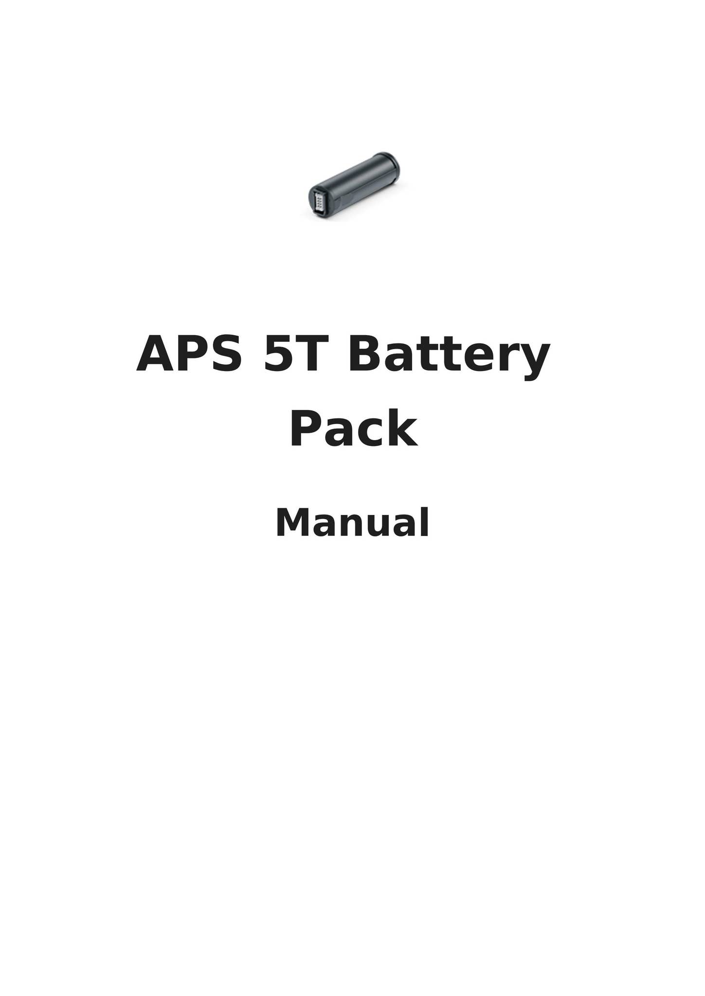 Pulsar APS 5T Battery Pack Manual by Thomas Jacks Ltd - Issuu