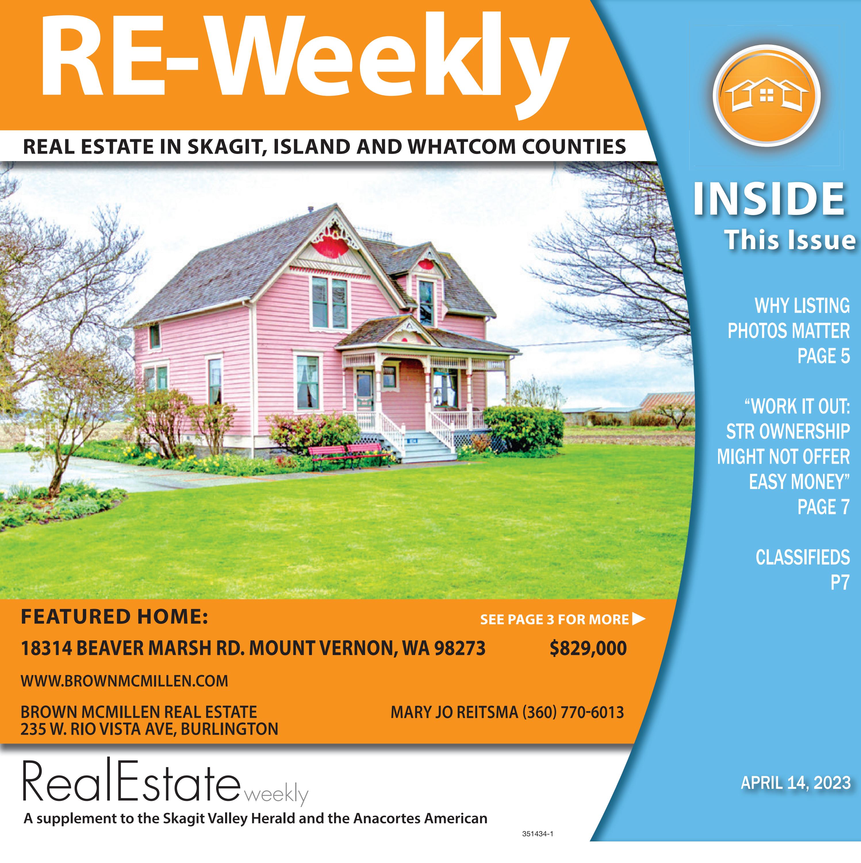Real Estate Weekly April 14, 2023 by Skagit Publishing - Issuu