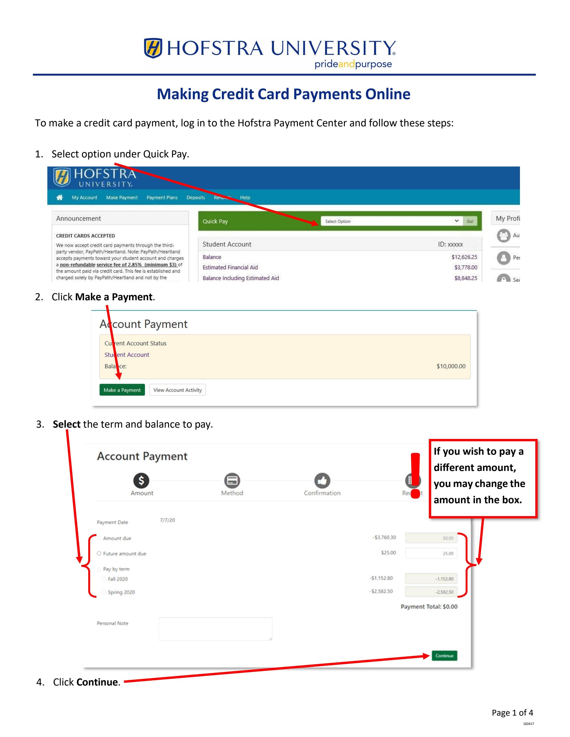 Making Payments Online with PayPath - Hofstra University by Hofstra ...