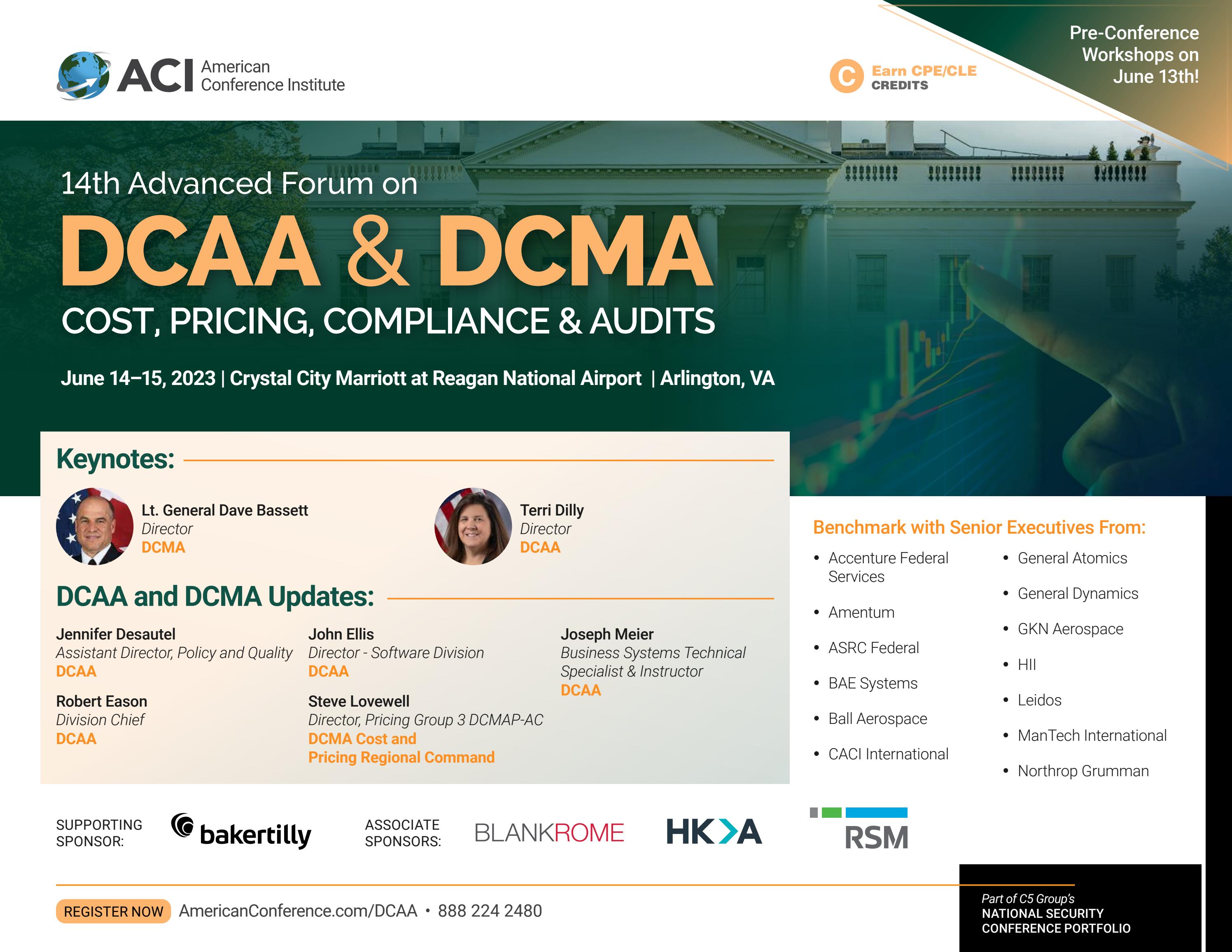 14th Advanced Forum on DCAA & DCMA Cost, Pricing, Compliance & Audits - WEB by C5Group - Issuu