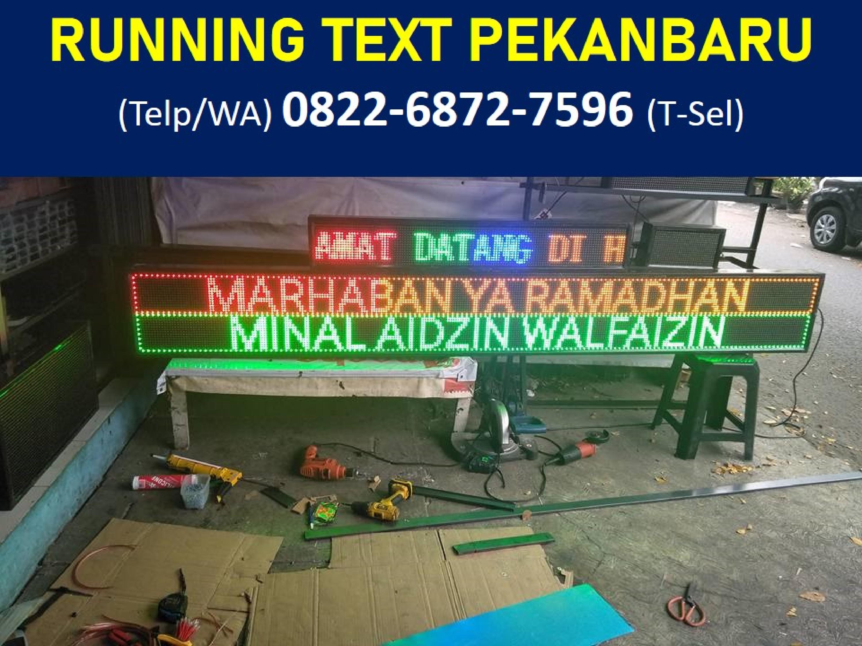 Telp/WA : 0822-6872-7596, Running Text Bluetooth Arduino Pekanbaru by ...