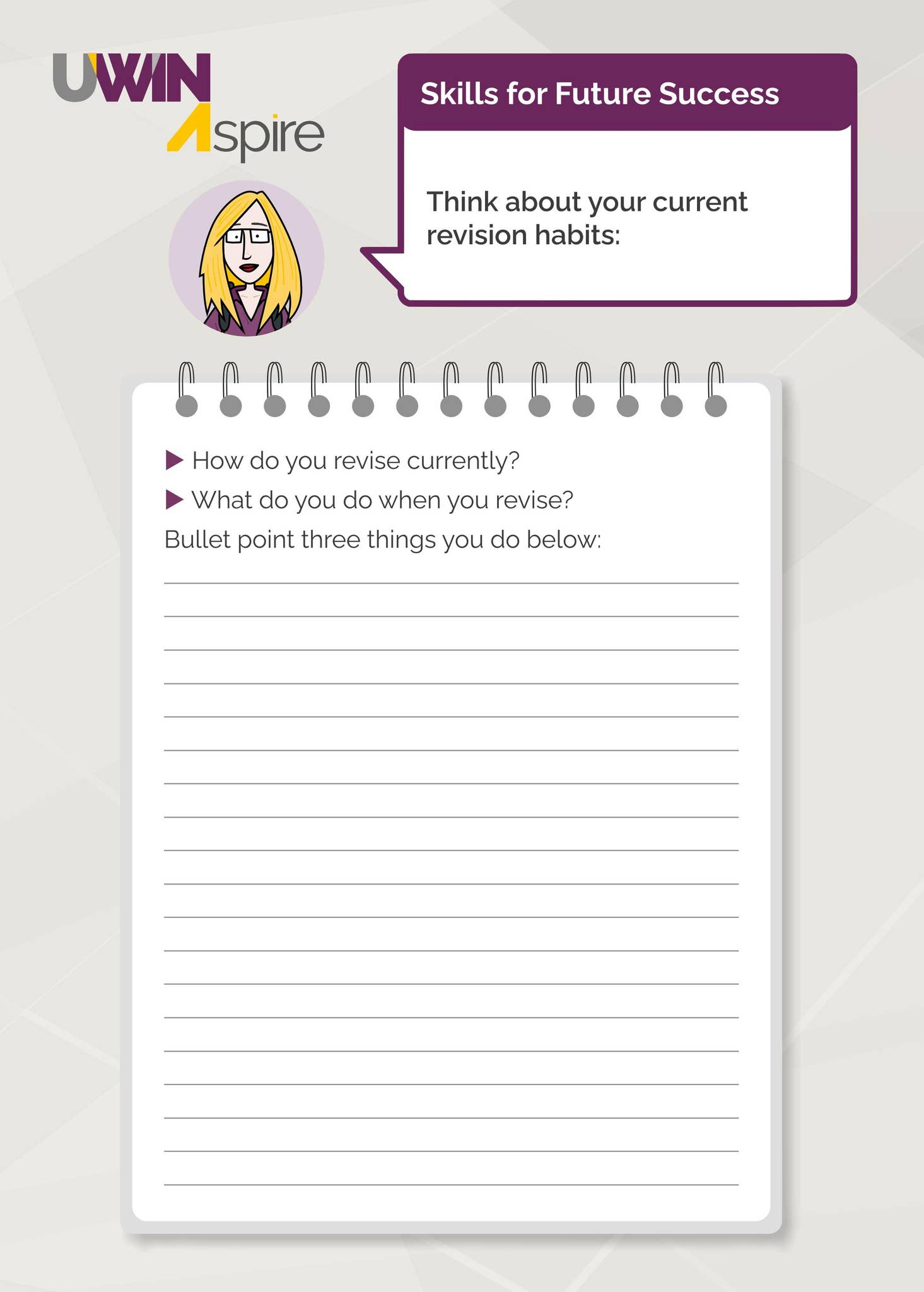 Activity 4b. Skills for Future Success worksheet PDF by University of ...