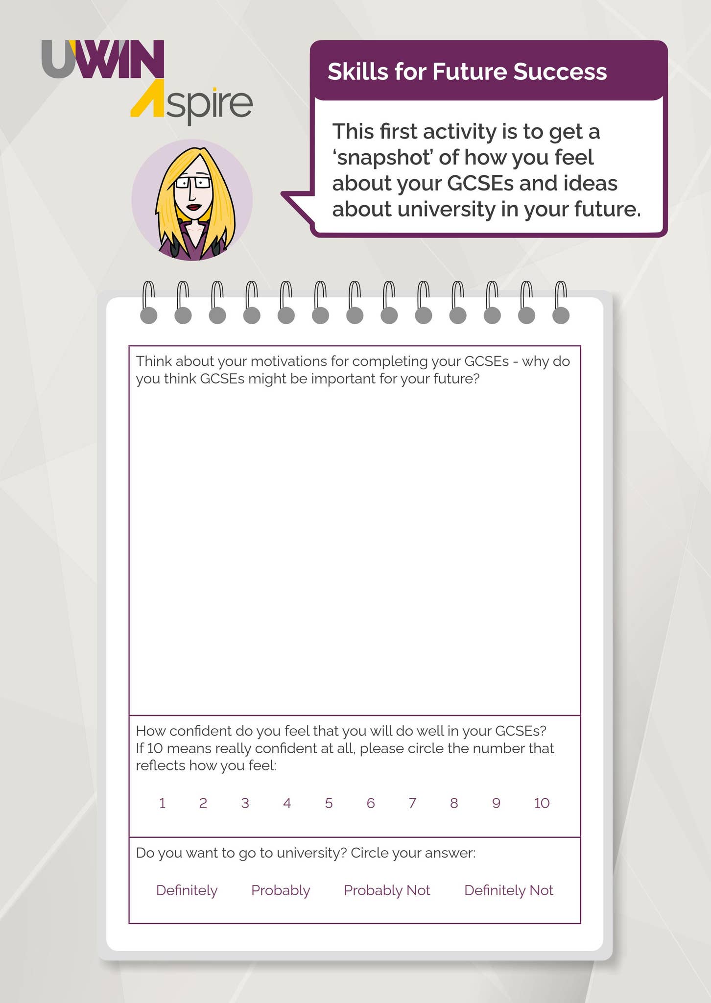 Activity 4a. Skills for Future Success worksheet PDF by University of ...