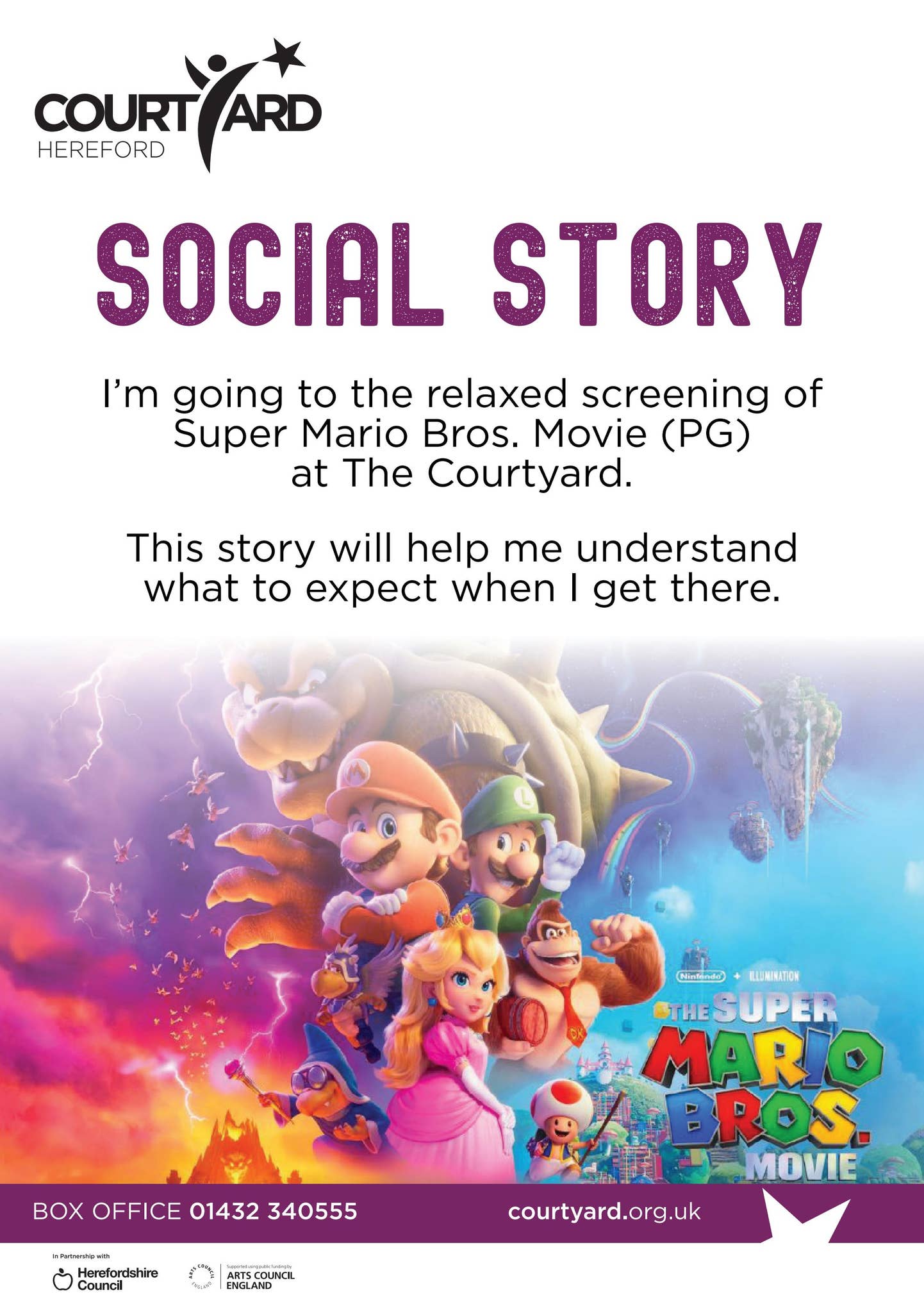 Super Mario Bros. Movie Social Story by The Courtyard Hereford - Issuu