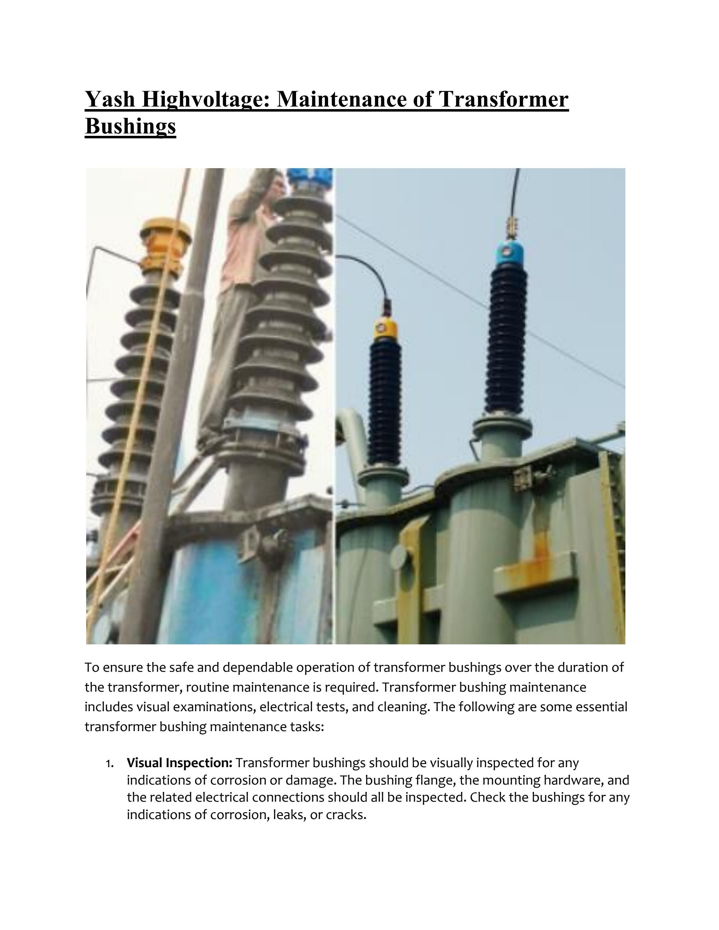 Power Transformer Bushings