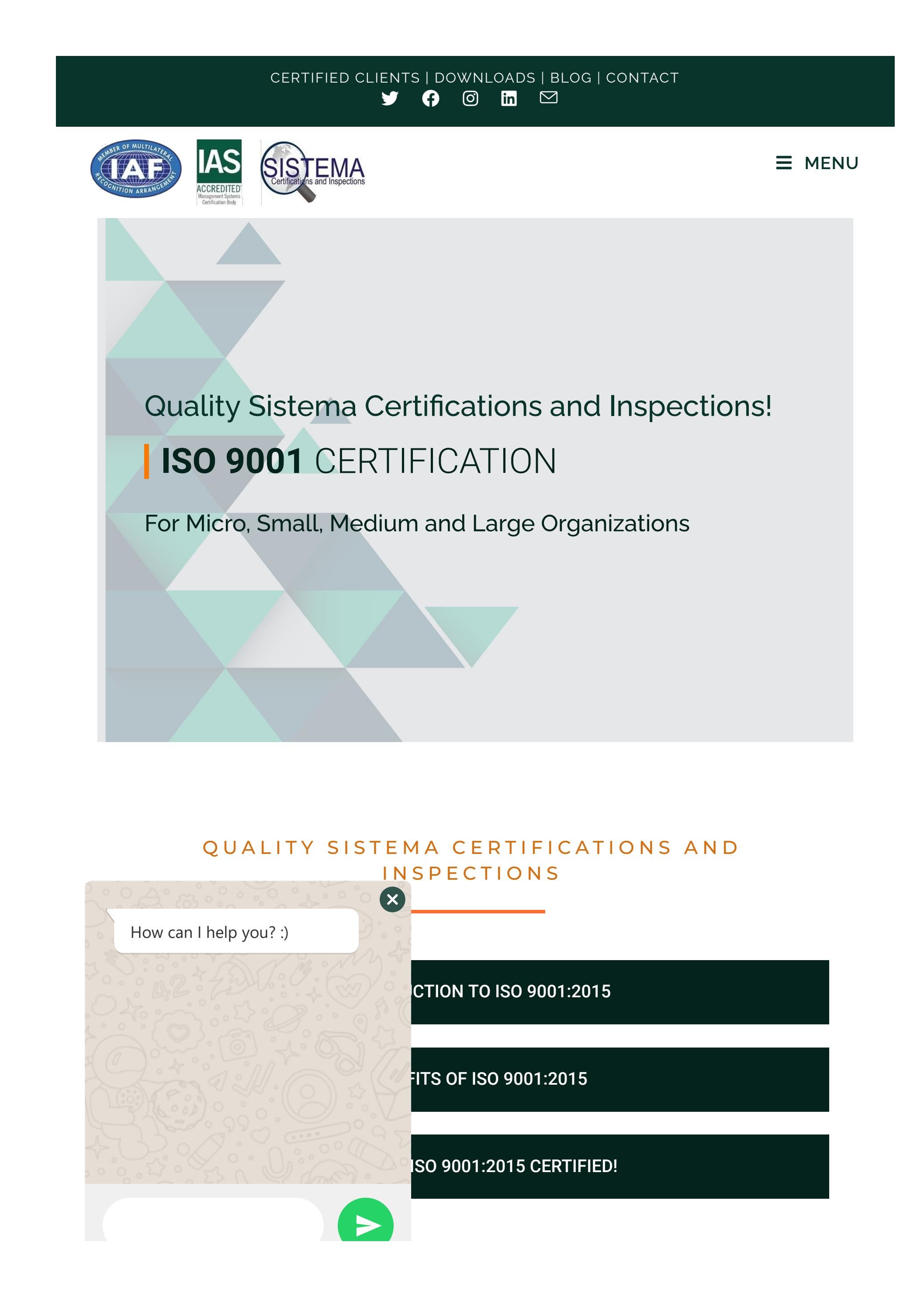 Why Need of ISO 9001 CERTIFICATION in the ORGANIZATION? by sistema ...