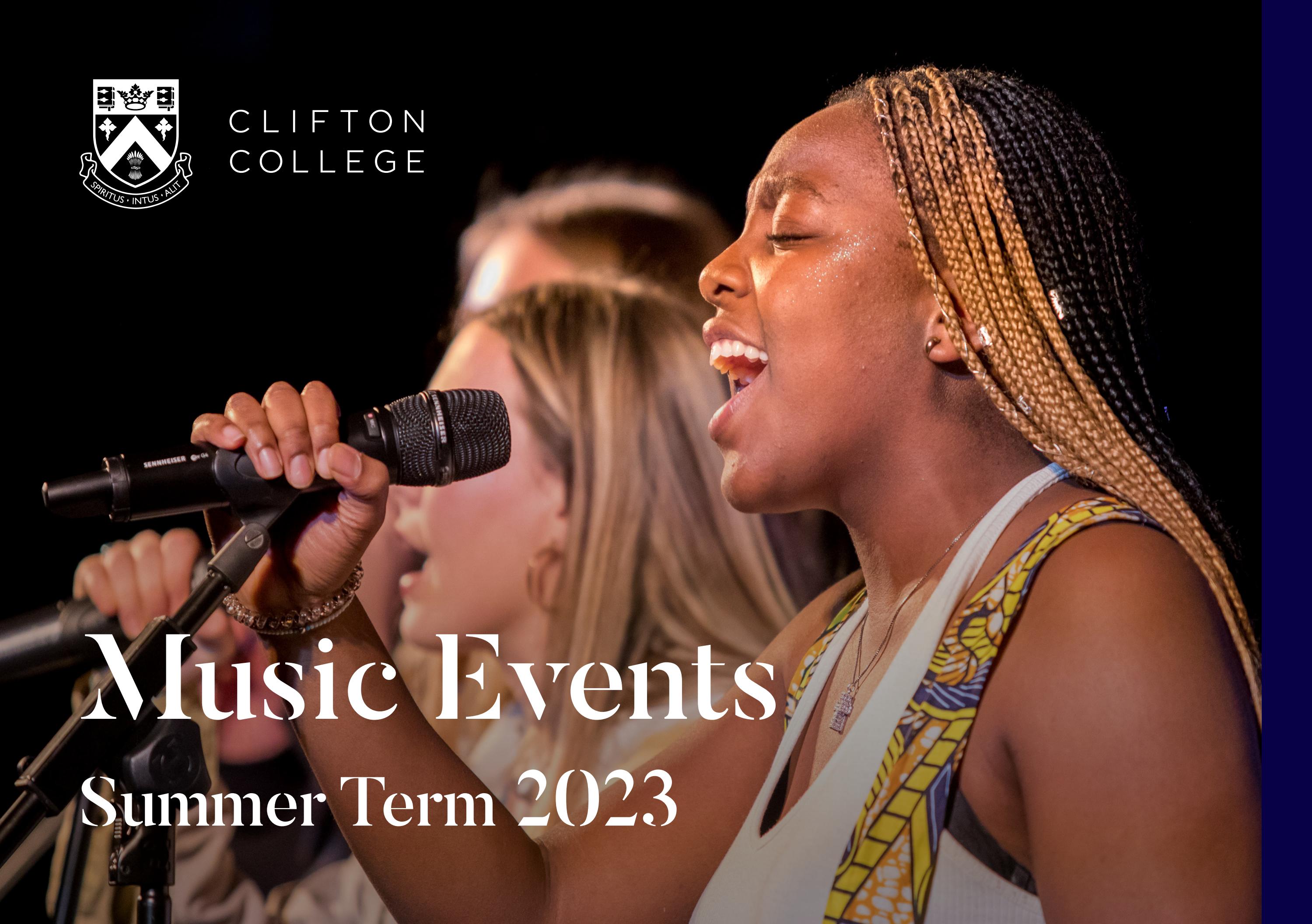 Music Calendar - Summer Term 2023 by Clifton College - Issuu