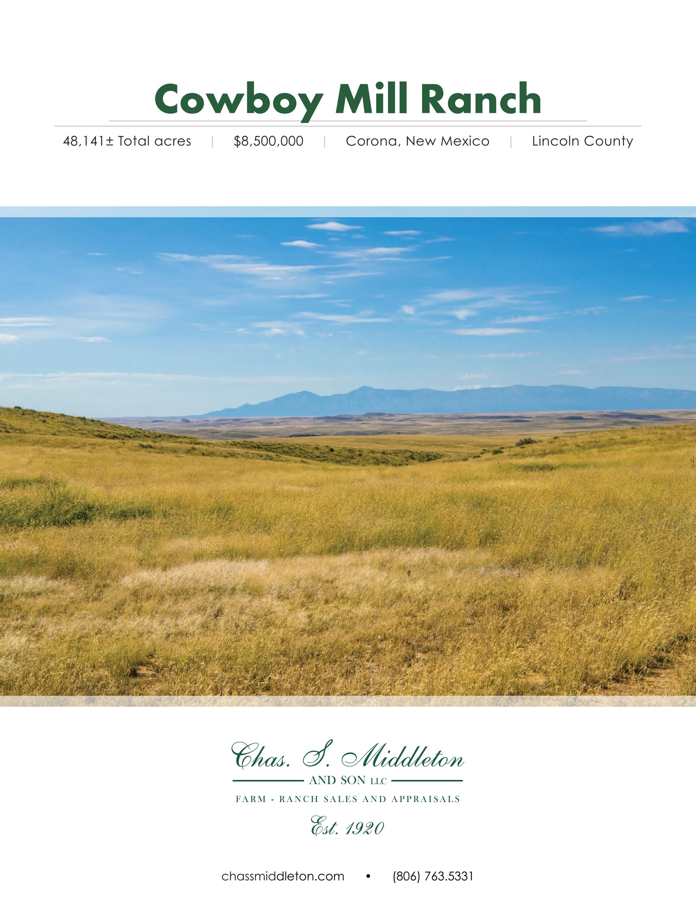 Cowboy Mill Ranch by csmandson - Issuu