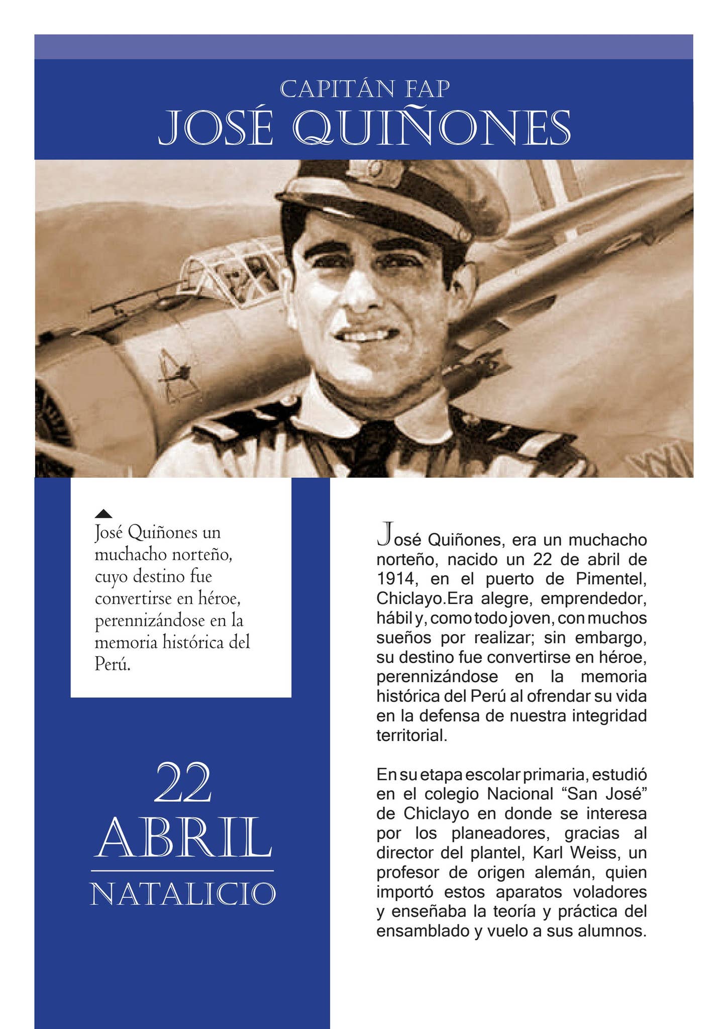 BOLETÍN CAP FAP JOSÉ QUIÑONES by Fuerza Aérea del Perú - Issuu