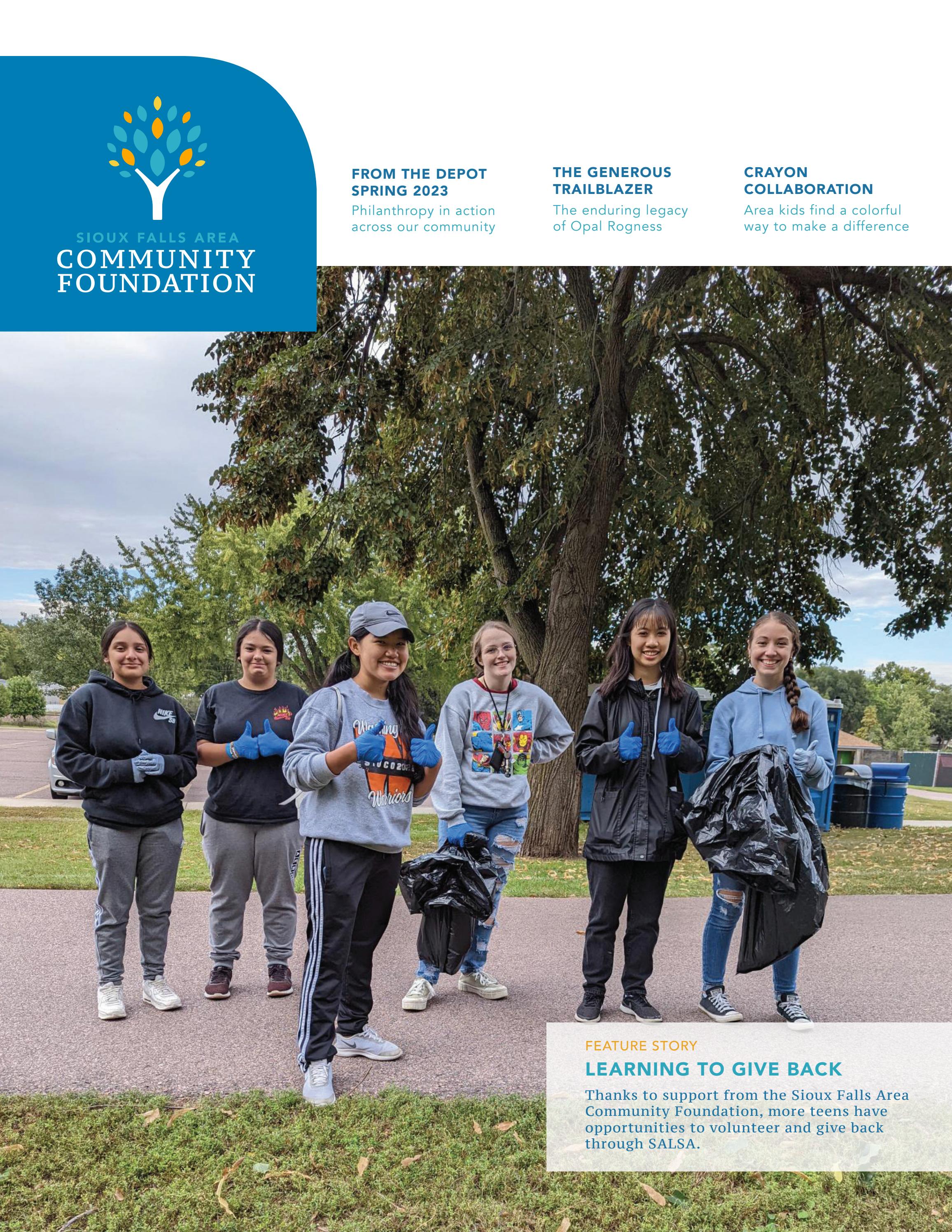 Newsletter: Spring 2023 by Sioux Falls Area Community Foundation - Issuu