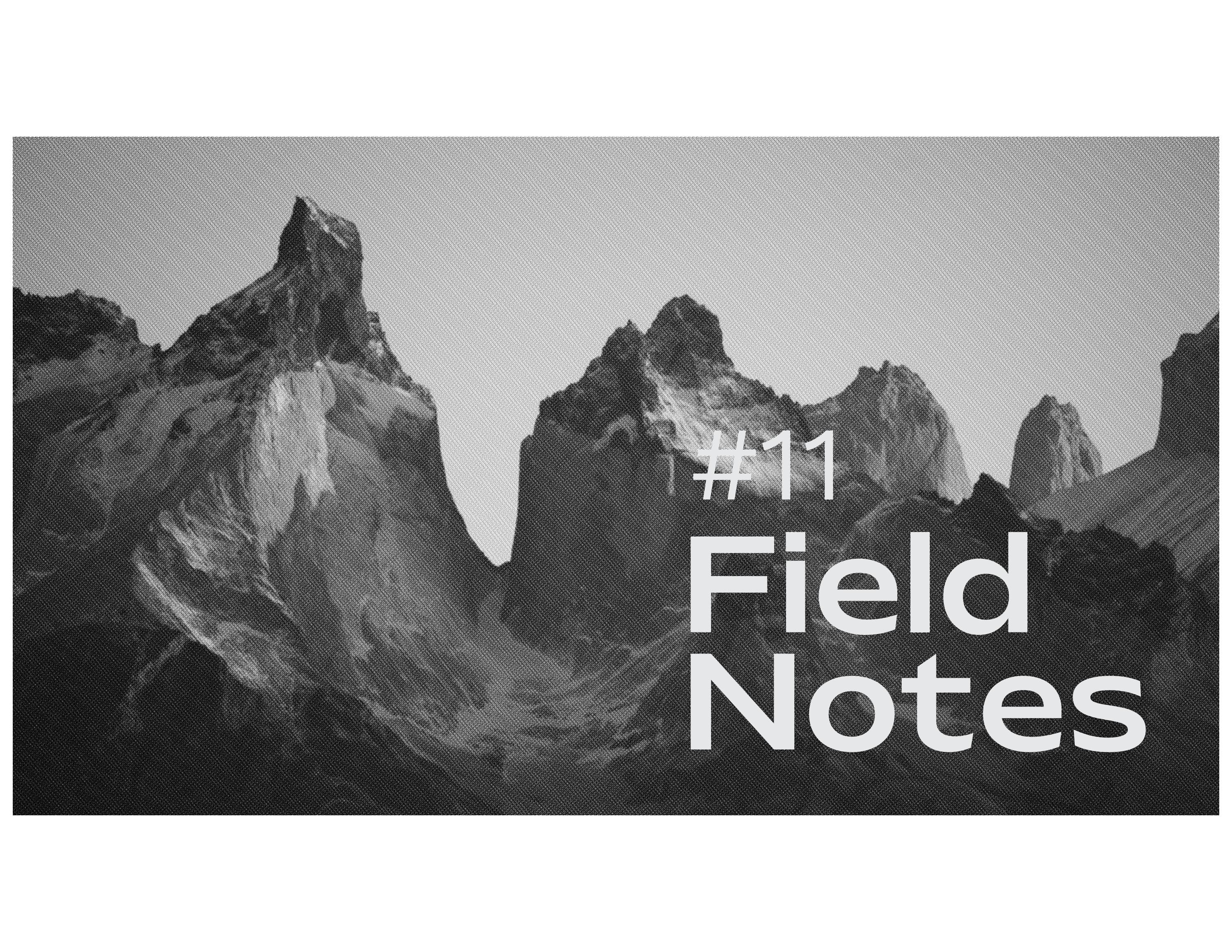 Field Notes Volume XI by Field Notes - Issuu