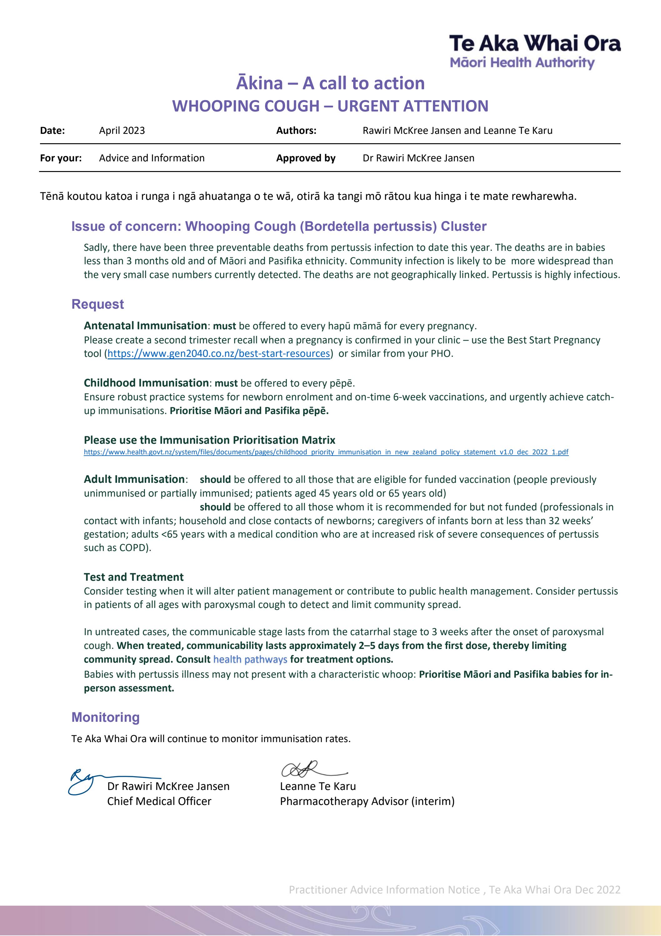 Ākina_Pertussis_final by WBOP PHO - Issuu