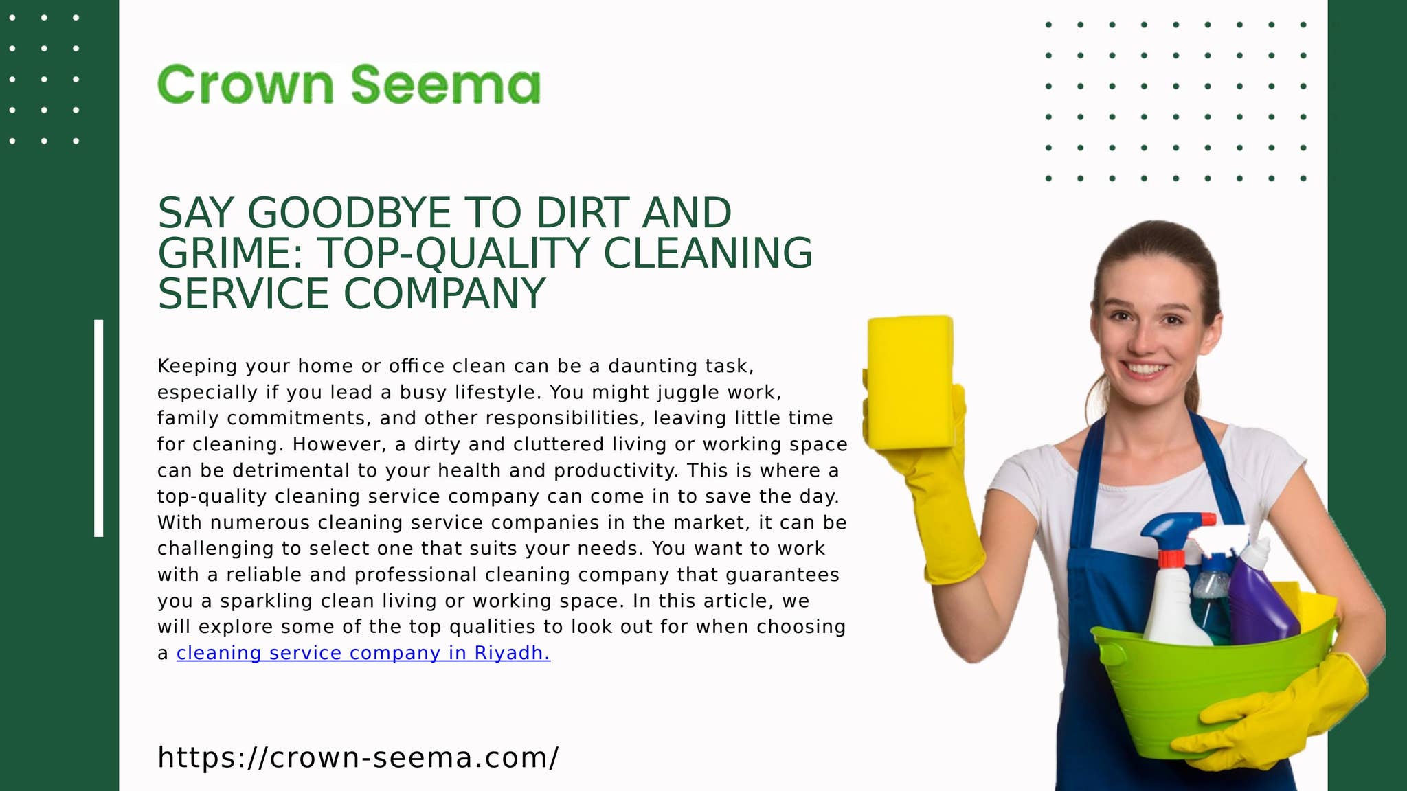 Cleaning service company -Crown Seema by Crown Seema - Issuu