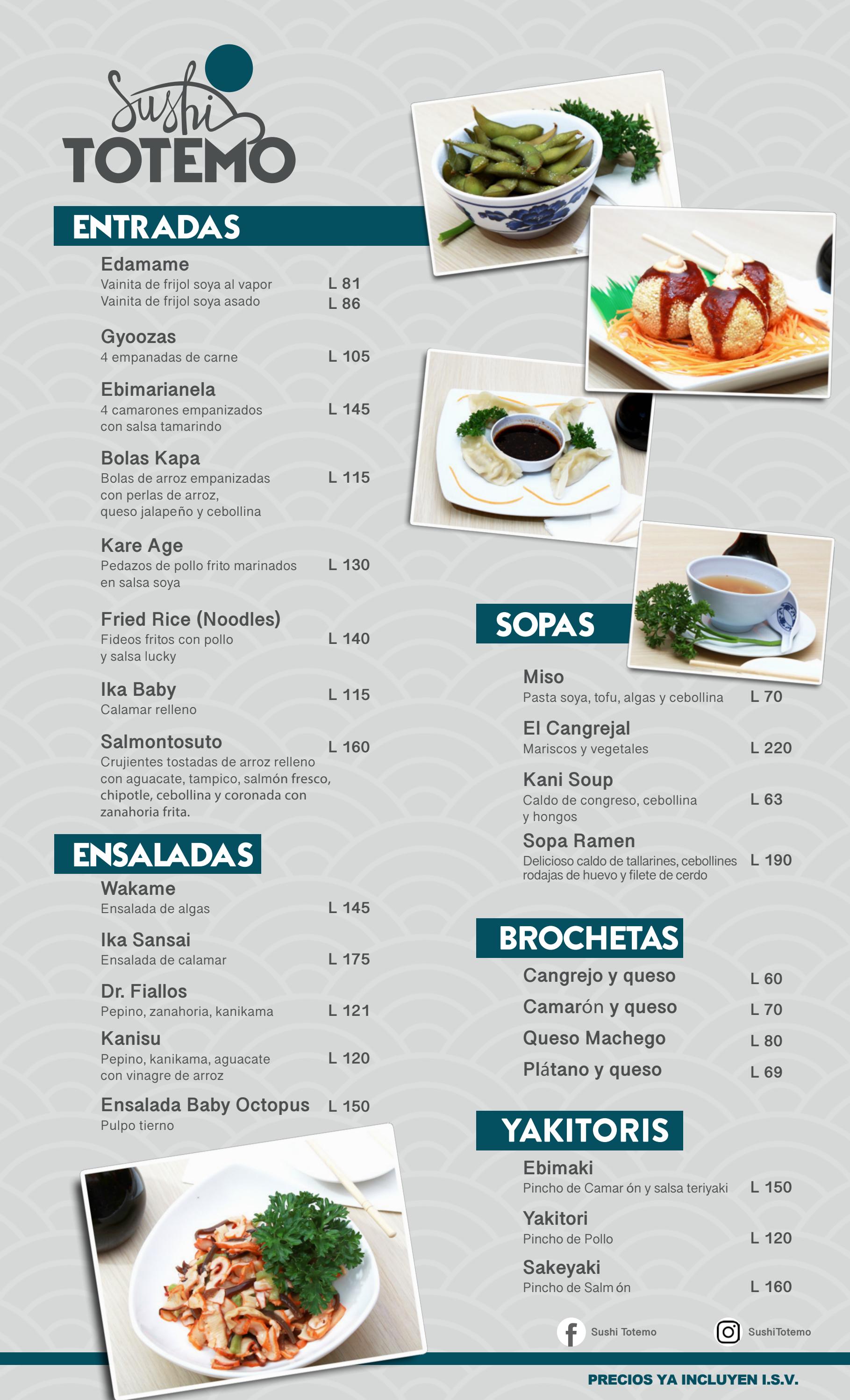 Menú Sushi Totemo 2023 by Totemo - Issuu