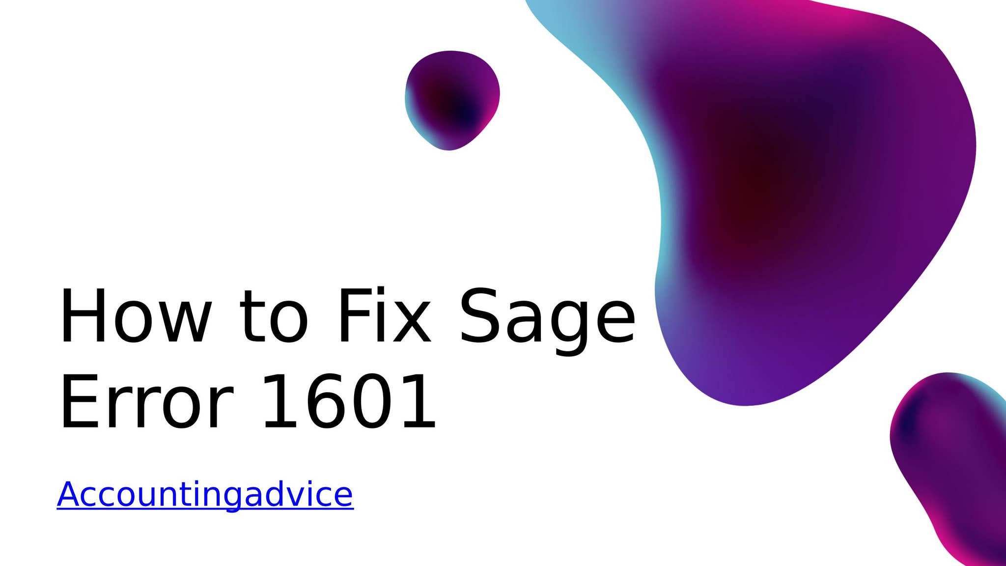 How to Fix Sage Error 1601 by accounting advice - Issuu