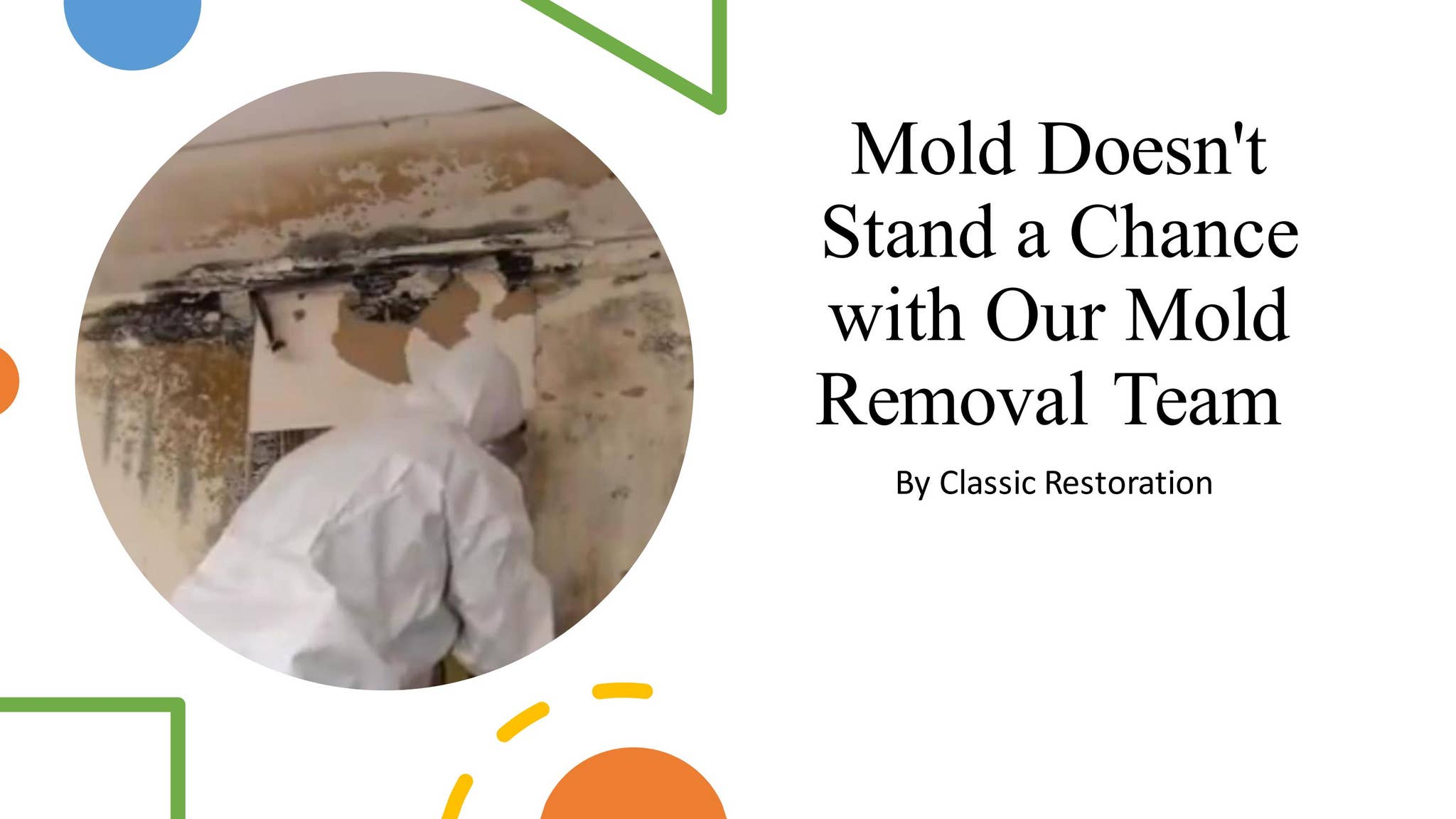 Mold Doesn't Stand a Chance with Our Mold Removal Team by Classic ...