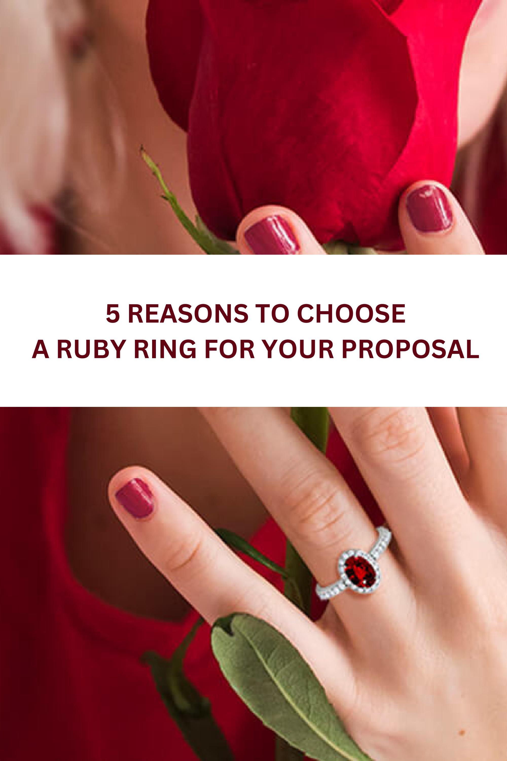 Proposing Your Partner with a Ruby Ring: A Comprehensive Guide by ...