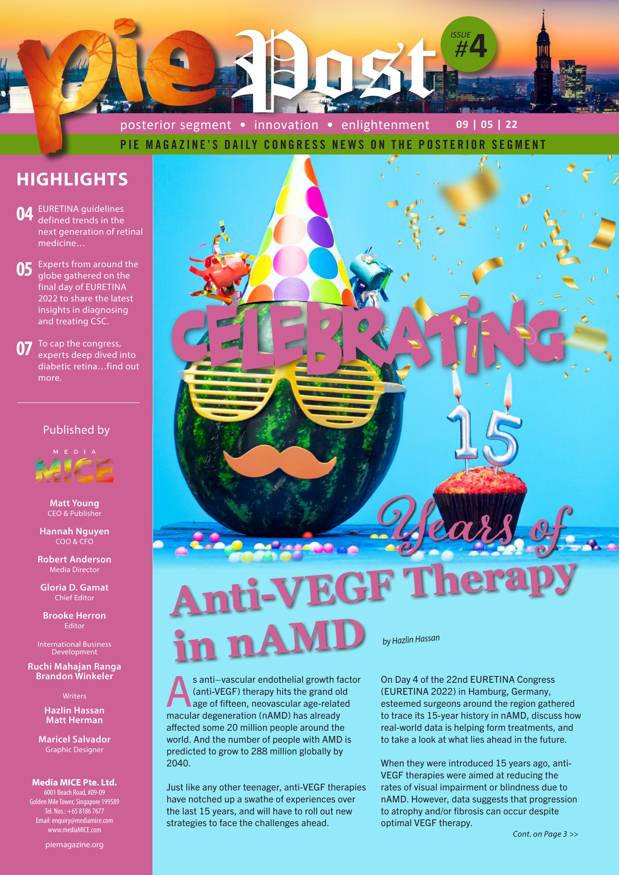 PIE POST (EURETINA 2022 Edition) Issue 4 by Media MICE - Issuu