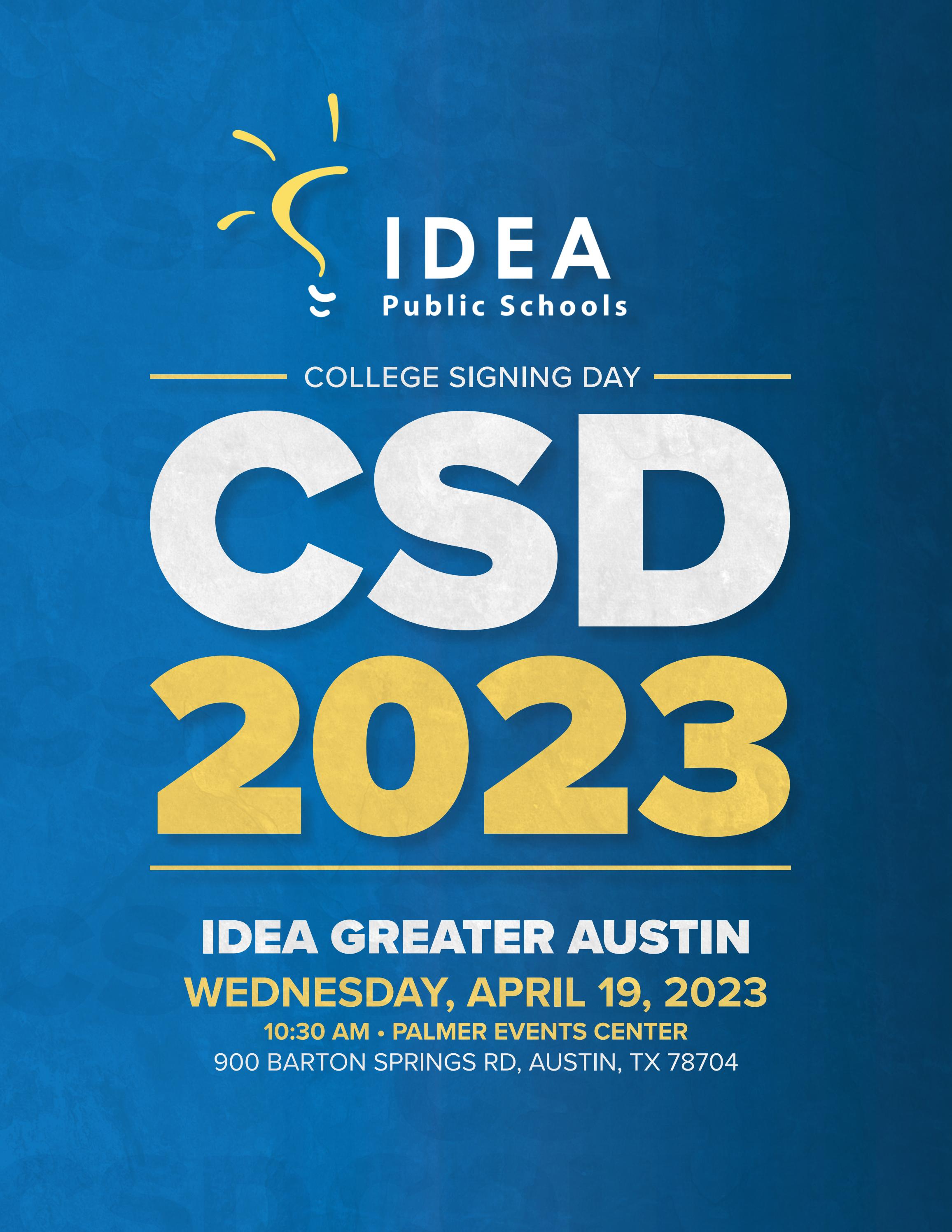 CSD IDEA Greater Austin Program 2023 by IDEA Public Schools - Issuu