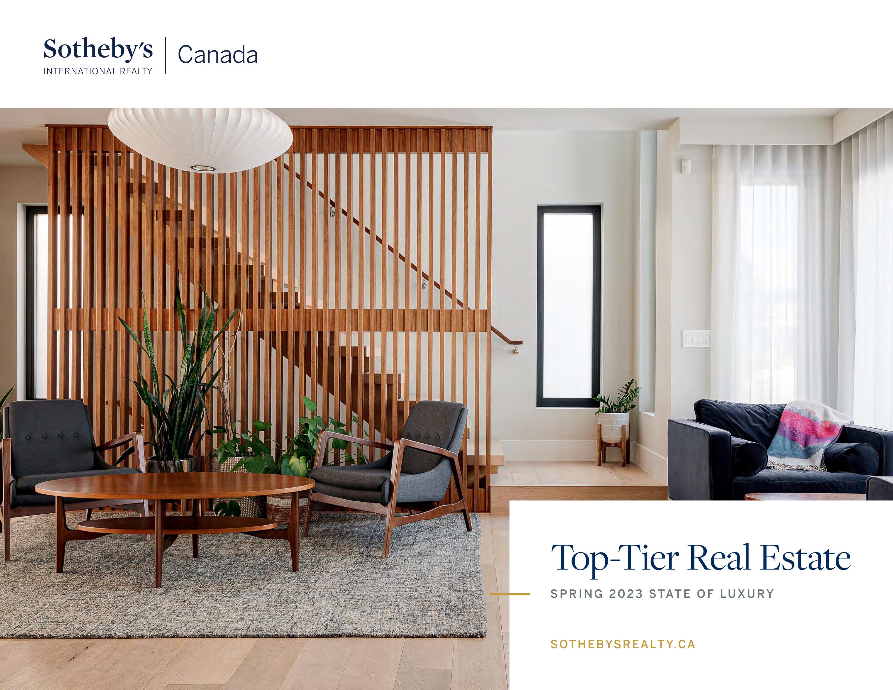 Top-Tier Real Estate: Spring 2023 State of Luxury by Sotheby's ...