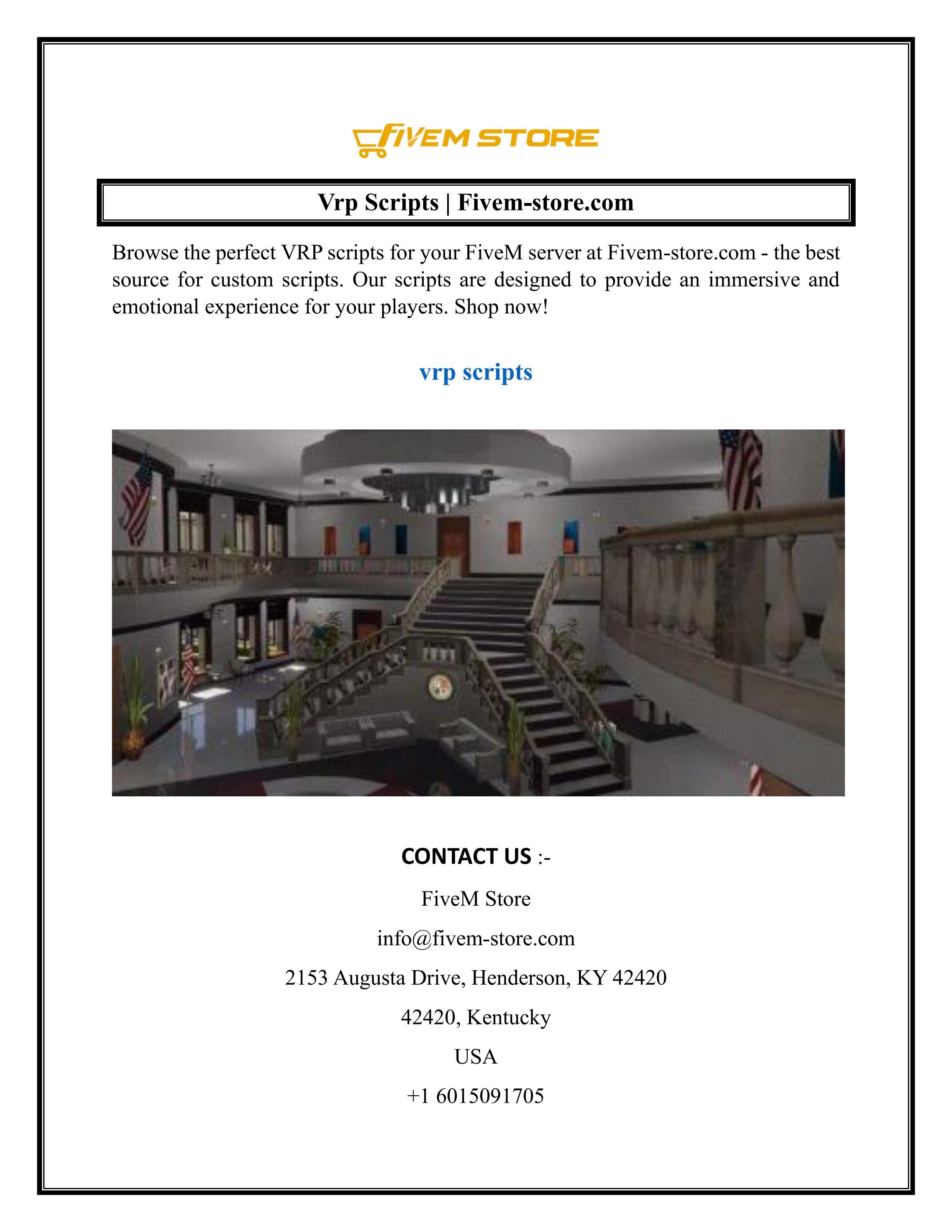 Vrp Scripts | Fivem-store.com by Fivem Store - Issuu
