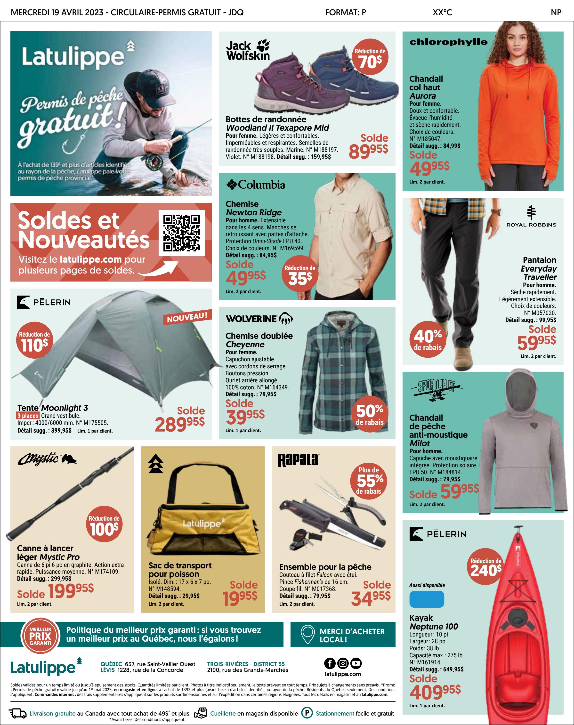 Publicité Latulippe - 19 avril 2023 by Magasins Latulippe - Issuu