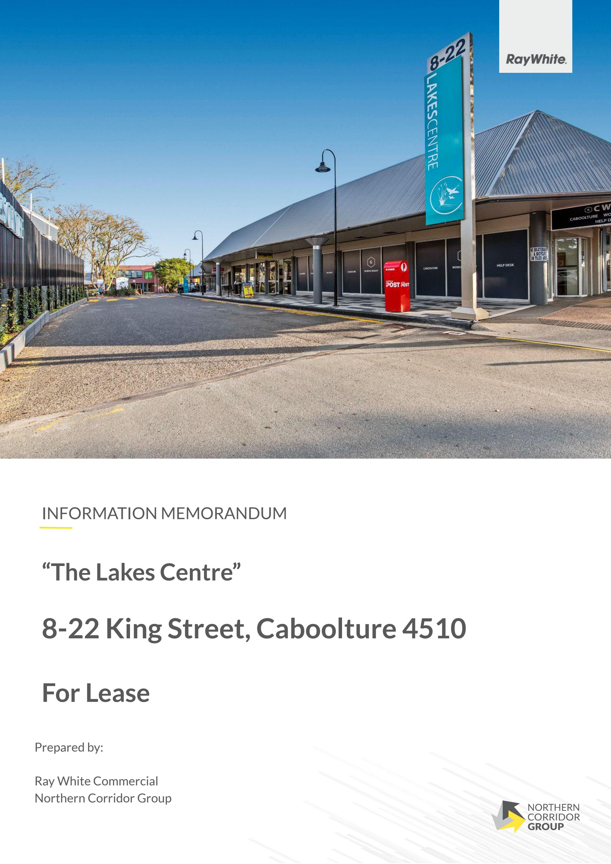 Information Memorandum | 8-22 King Street, Caboolture | Ray White NCG ...