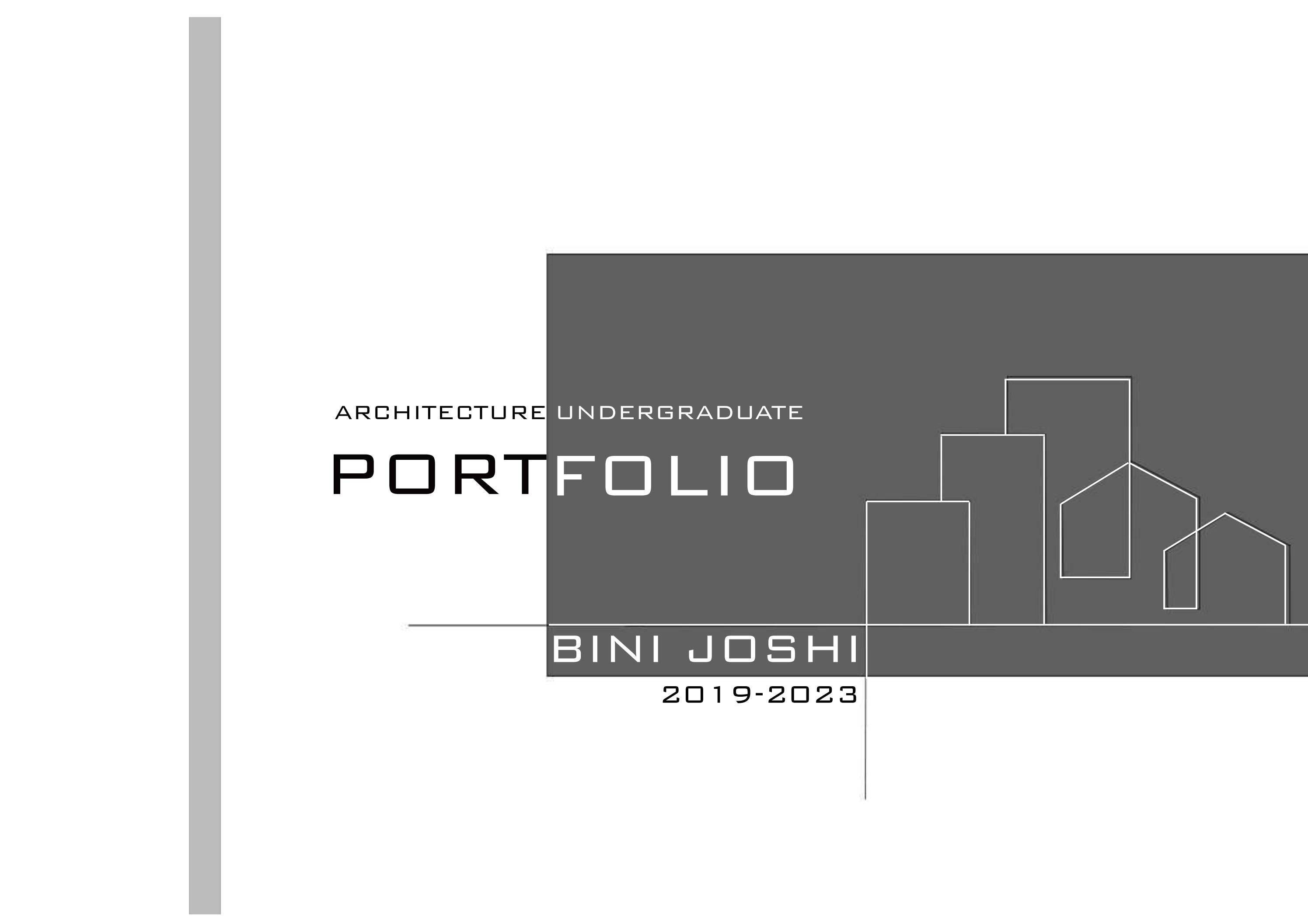 undergraduate portfolio by Bini Joshi - Issuu