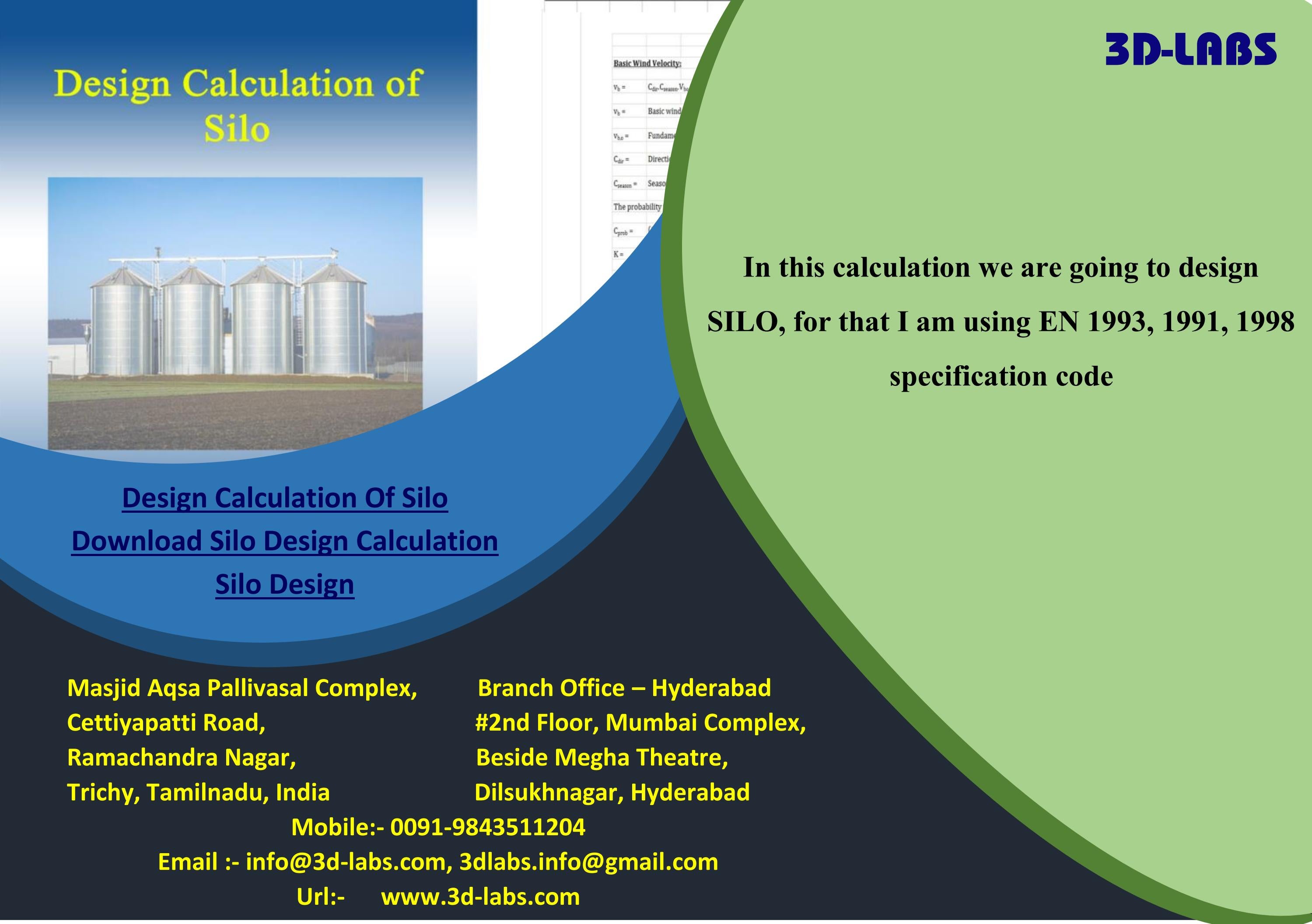 DESIGN CALCULATION OF SILO by Design Manager - Issuu