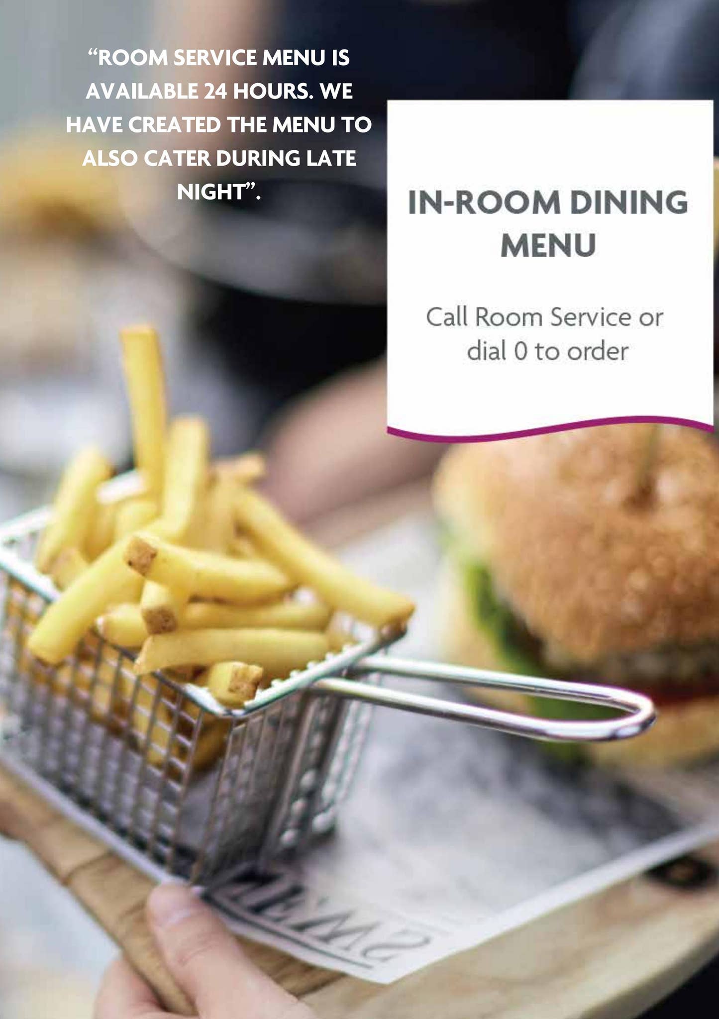 Staybridge Room Service Menu - 2022 by Yas Plaza Hotels - Issuu
